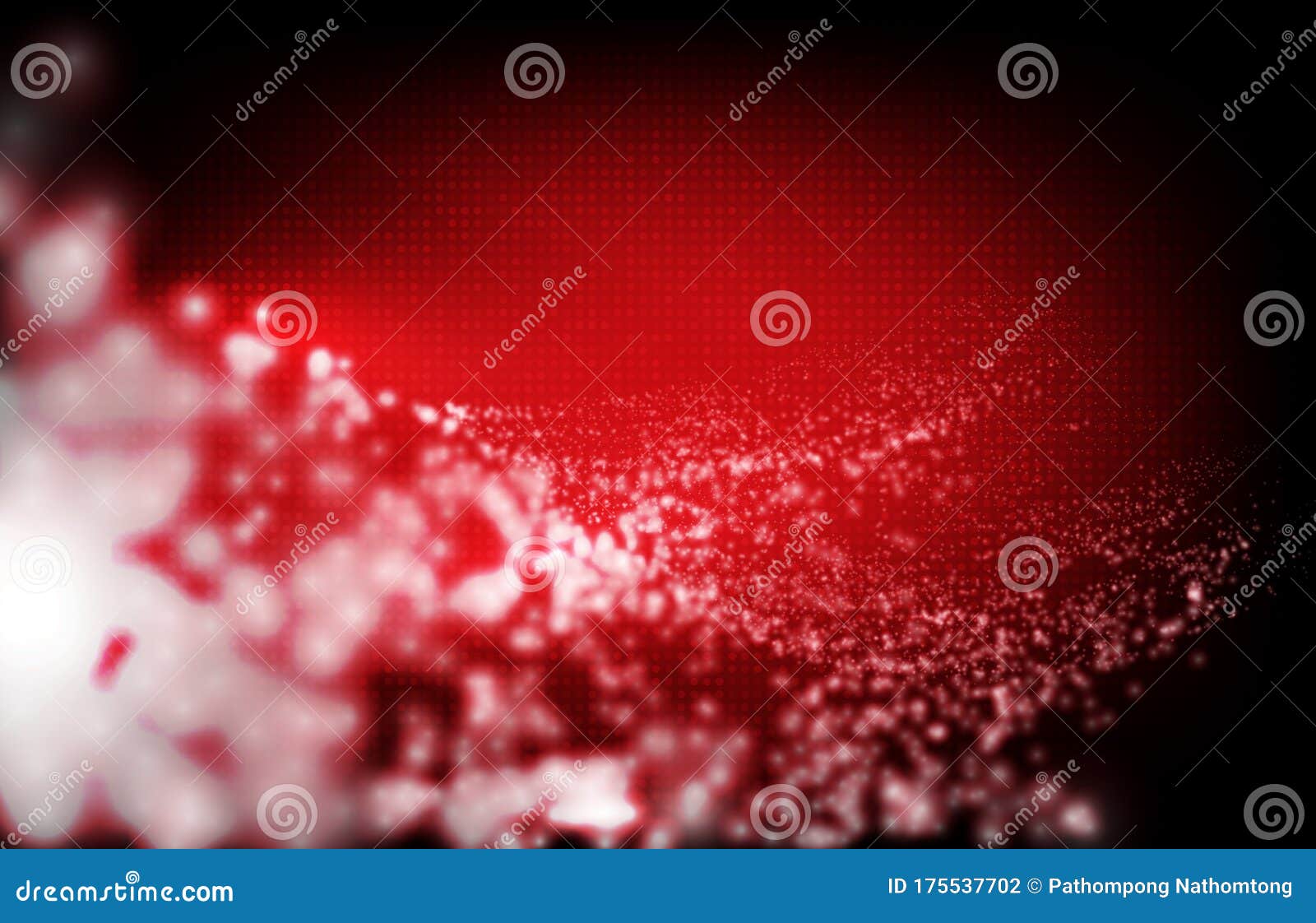 Background of Red Glow Flowing Data Stream with Smooth Wave Stock Photo ...
