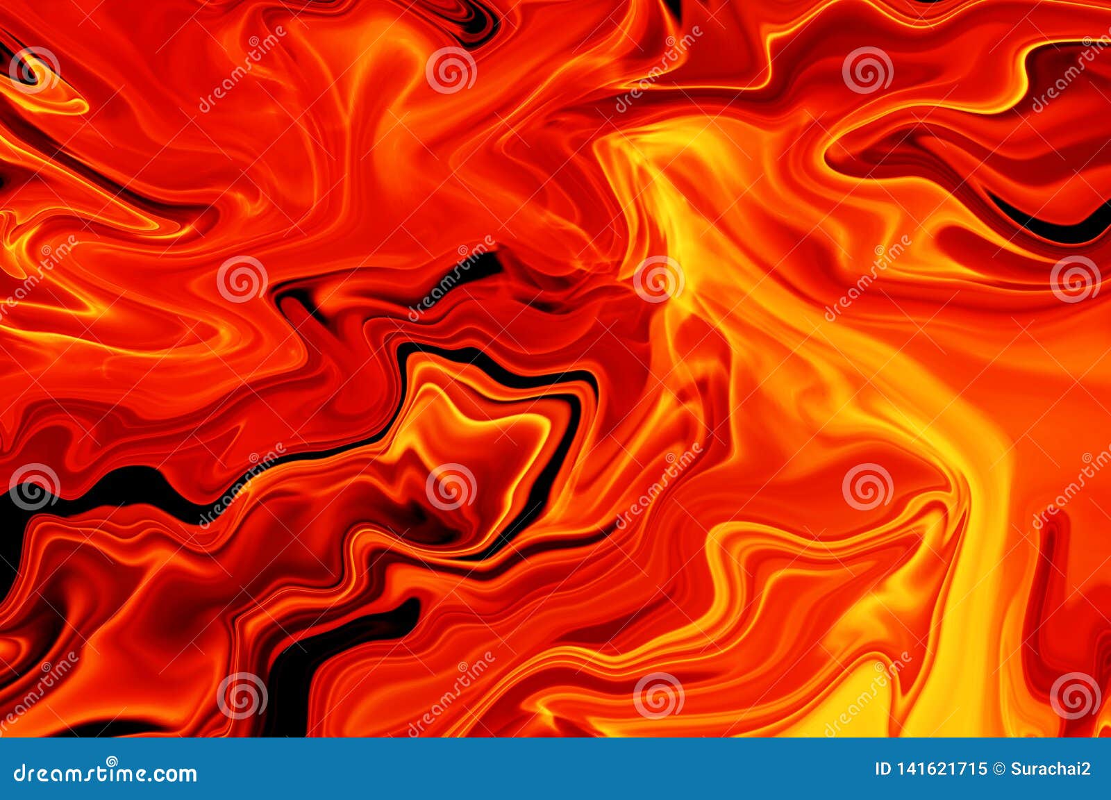 Abstract Background Red Liquid Wave Background Stock Illustration ...