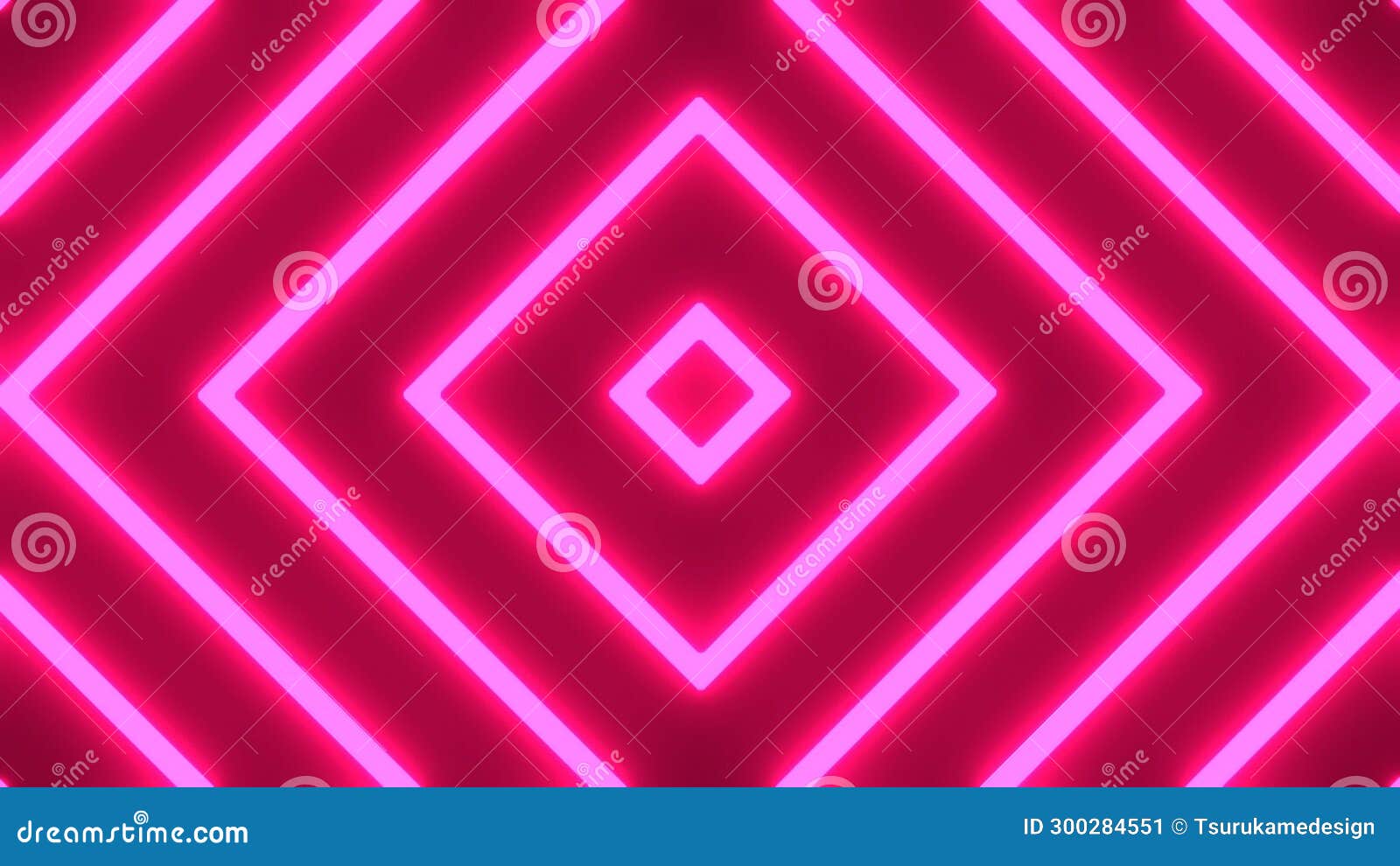 Abstract Background with Red Neon Squares. Stock Video - Video of ...