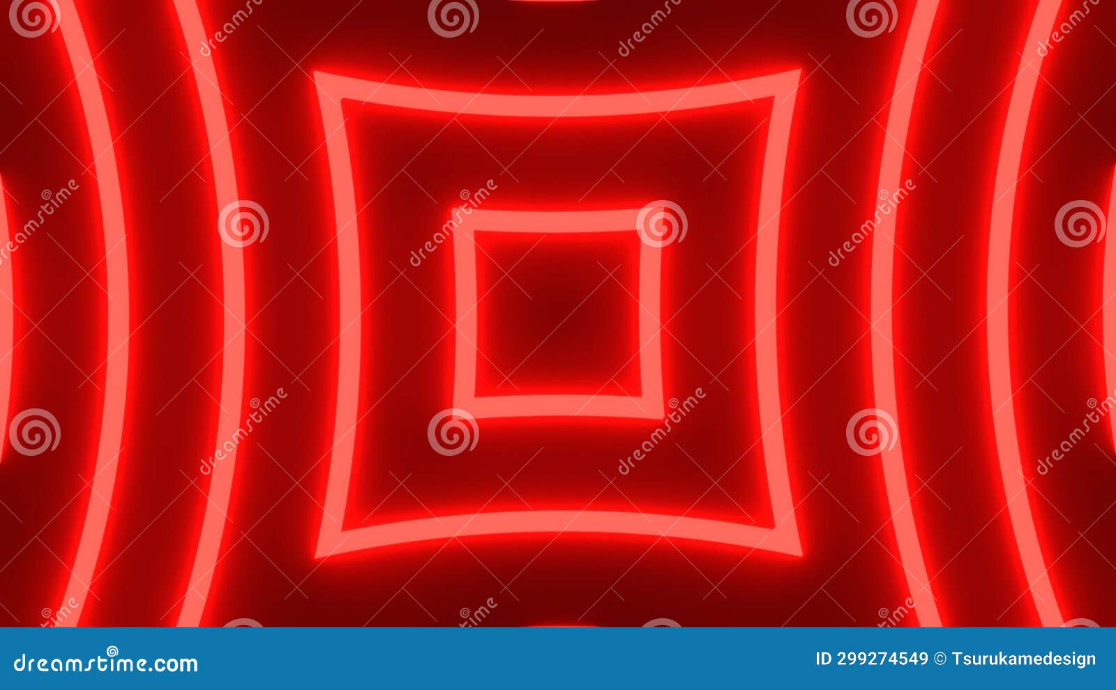 Abstract Background with Red Neon Squares. Stock Video - Video of party ...