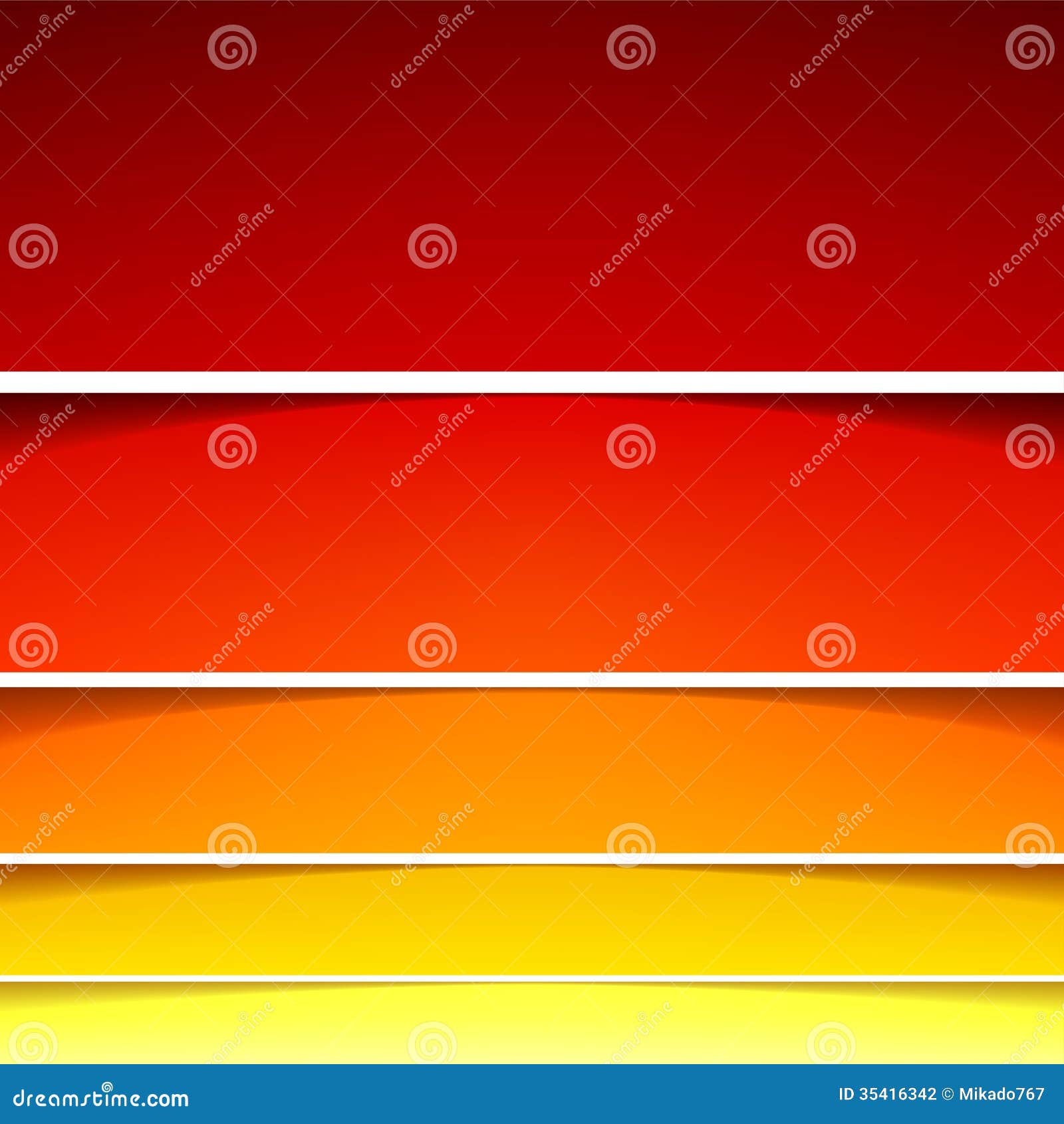 Abstract Background with Red and Orange Layers Stock Vector ...