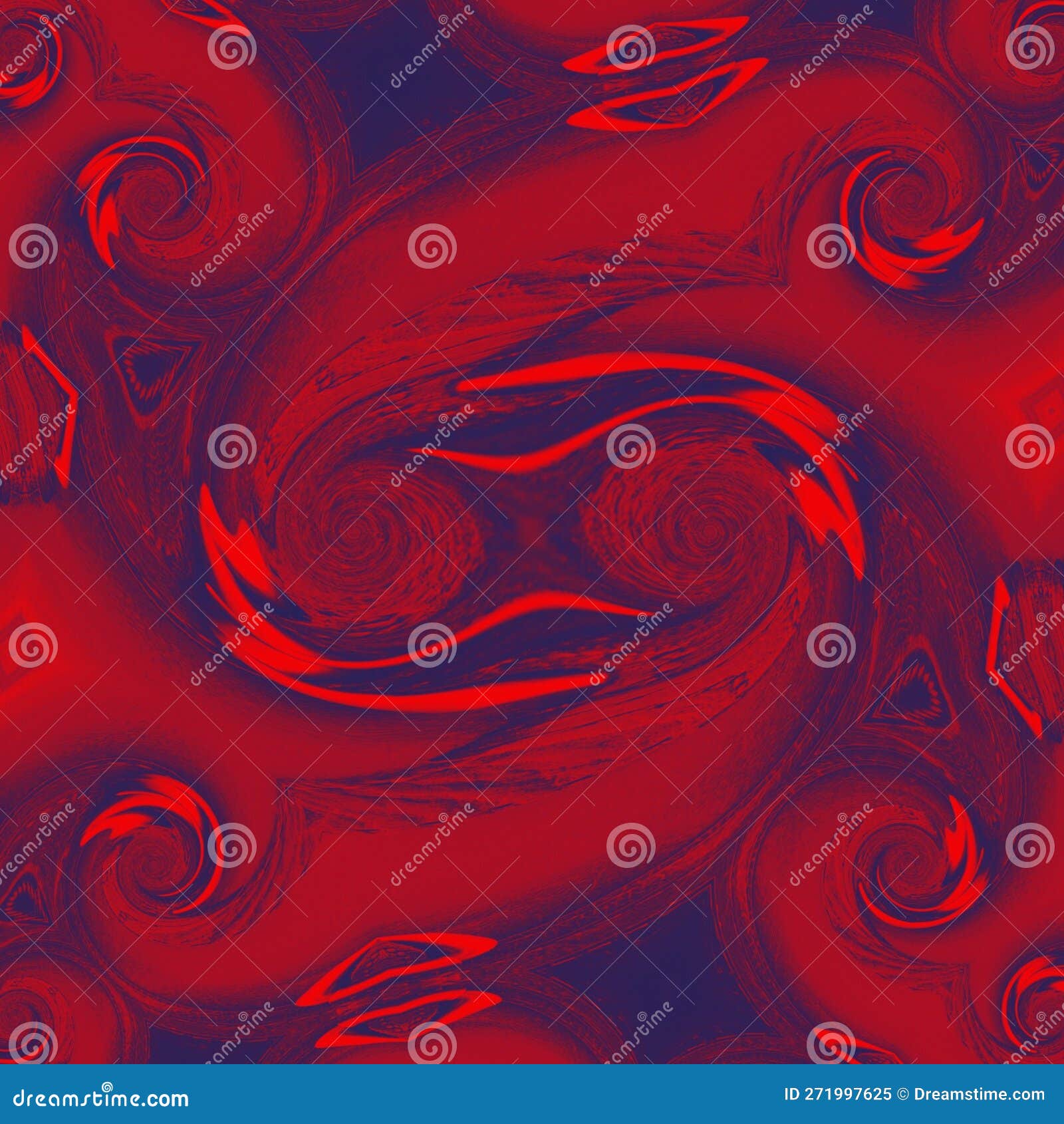 Abstract Background Red Shades Shapes and Blurs Stock Illustration ...