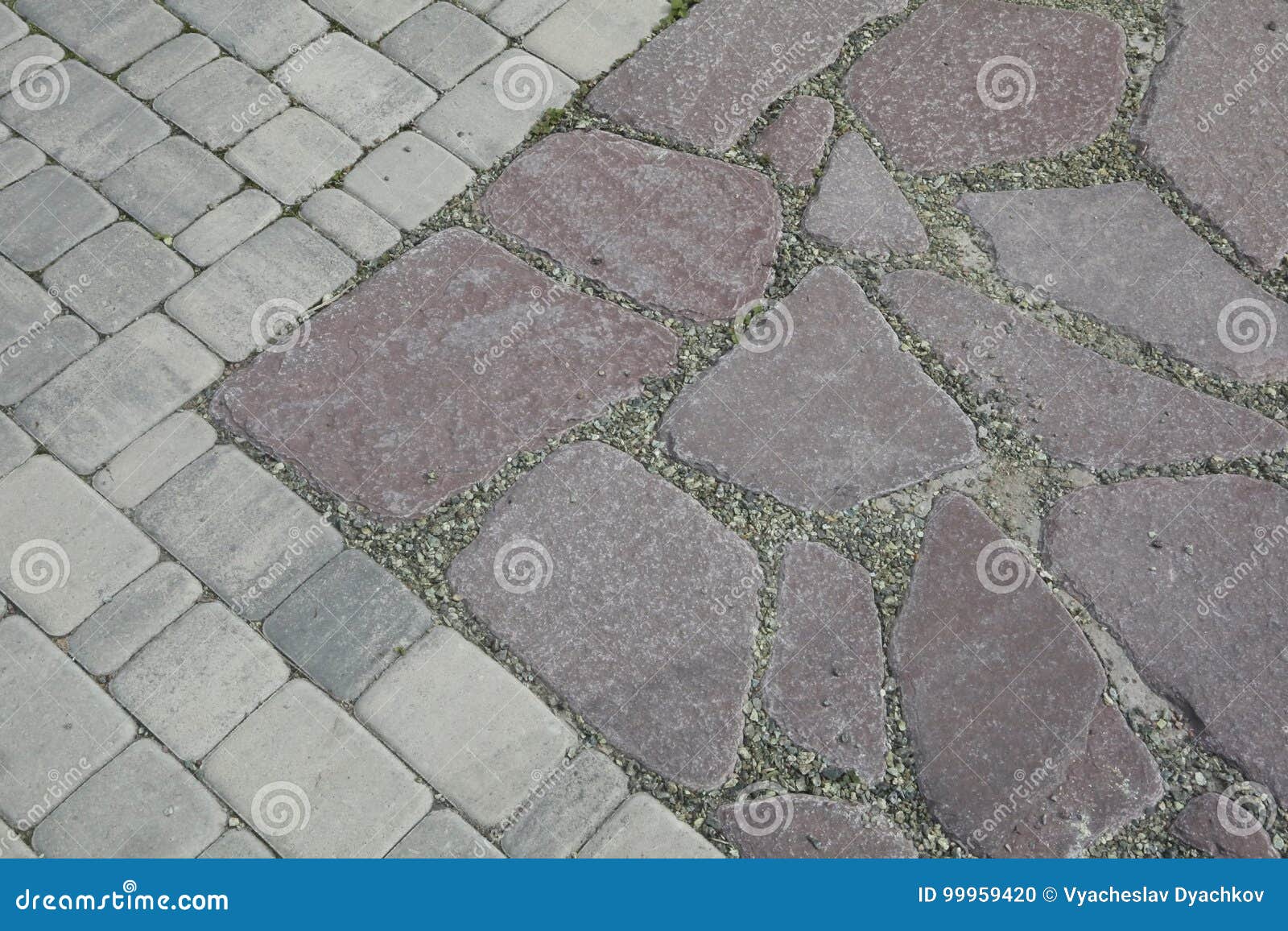 The Inner Yard is Paved with Decorative Stone. Stone Pavement, Paved ...