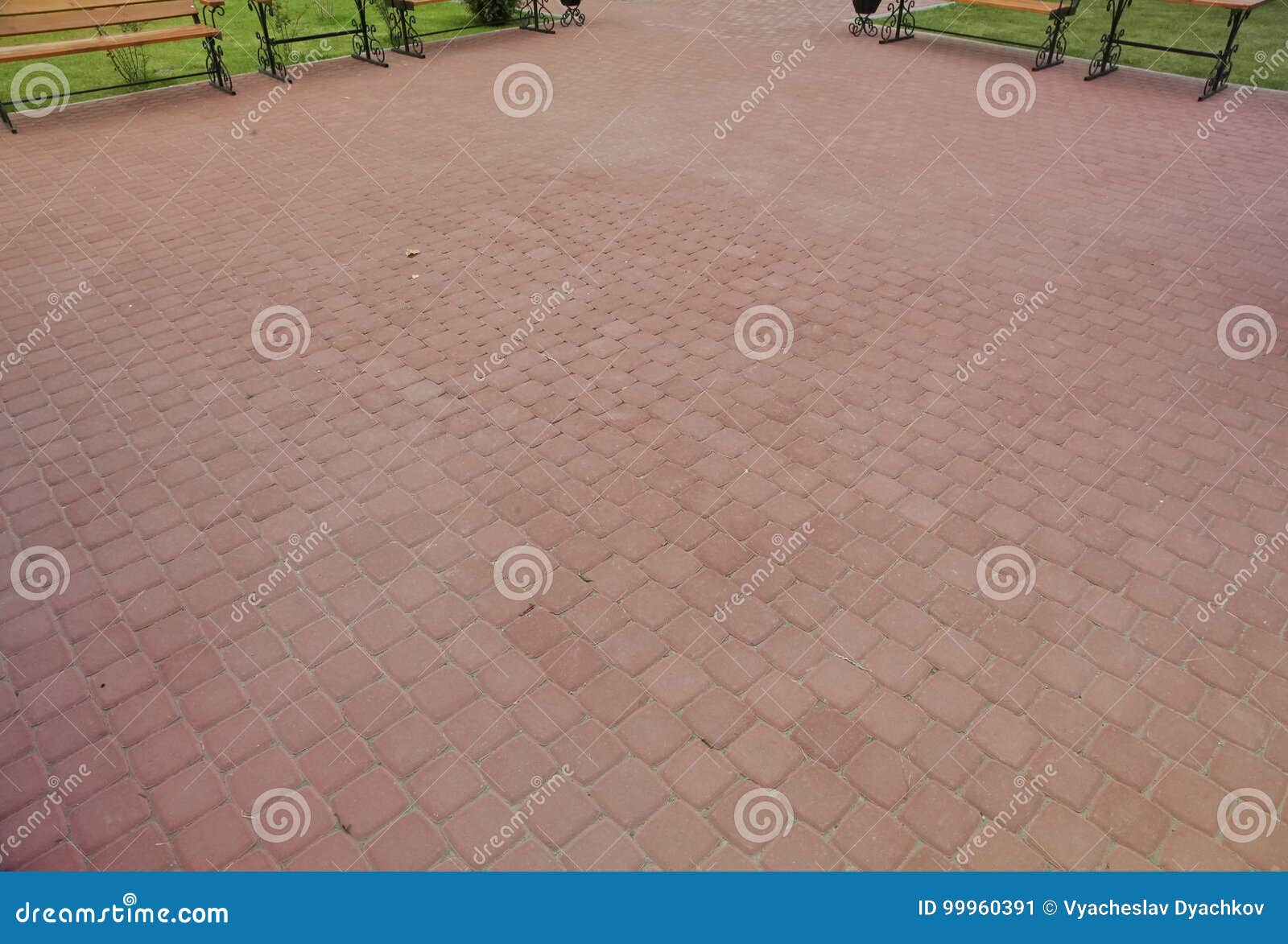The Inner Yard is Paved with Decorative Stone. Stone Pavement, Paved ...