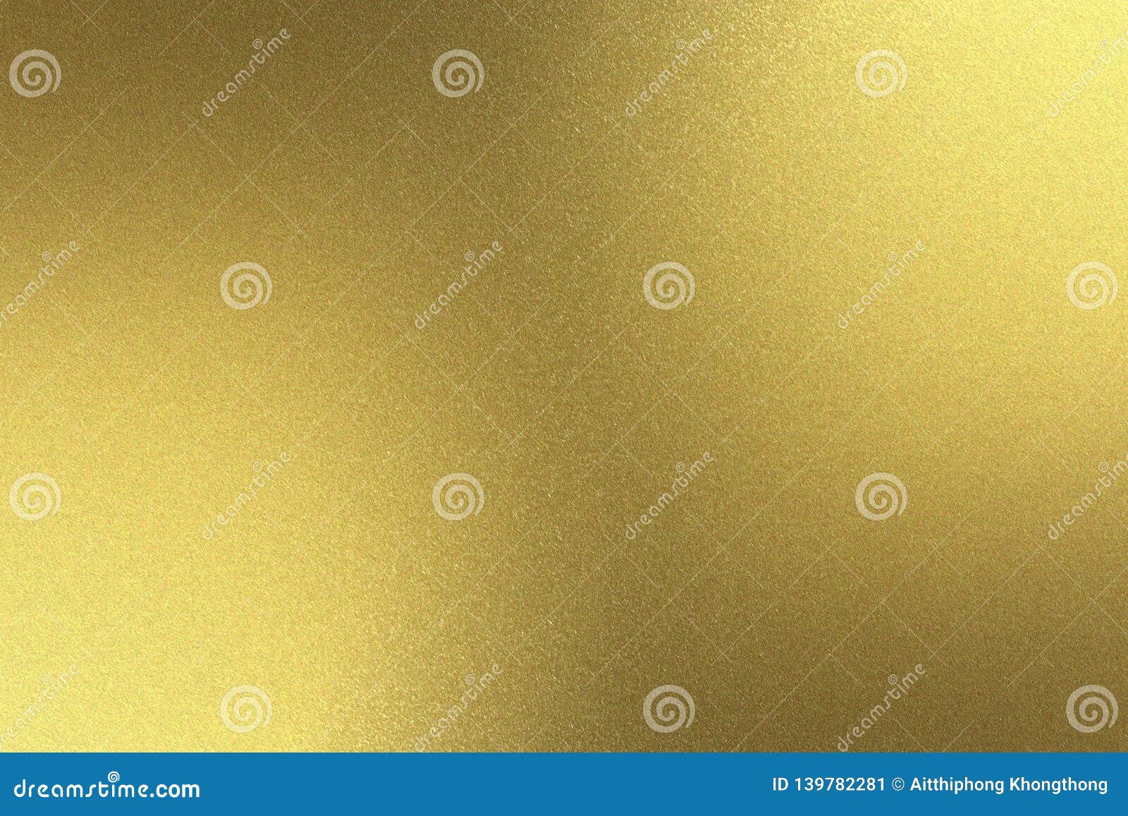 Abstract Background, Reflection Gold Steel Texture Stock Illustration ...