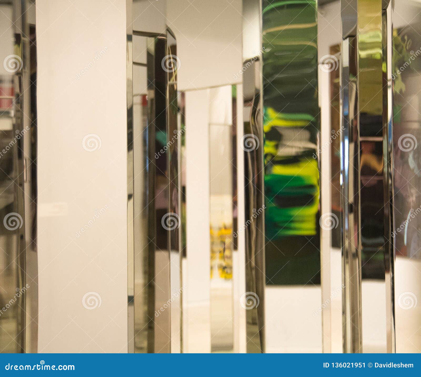 Abstract Background Reflections Art Stock Image - Image of colorful ...