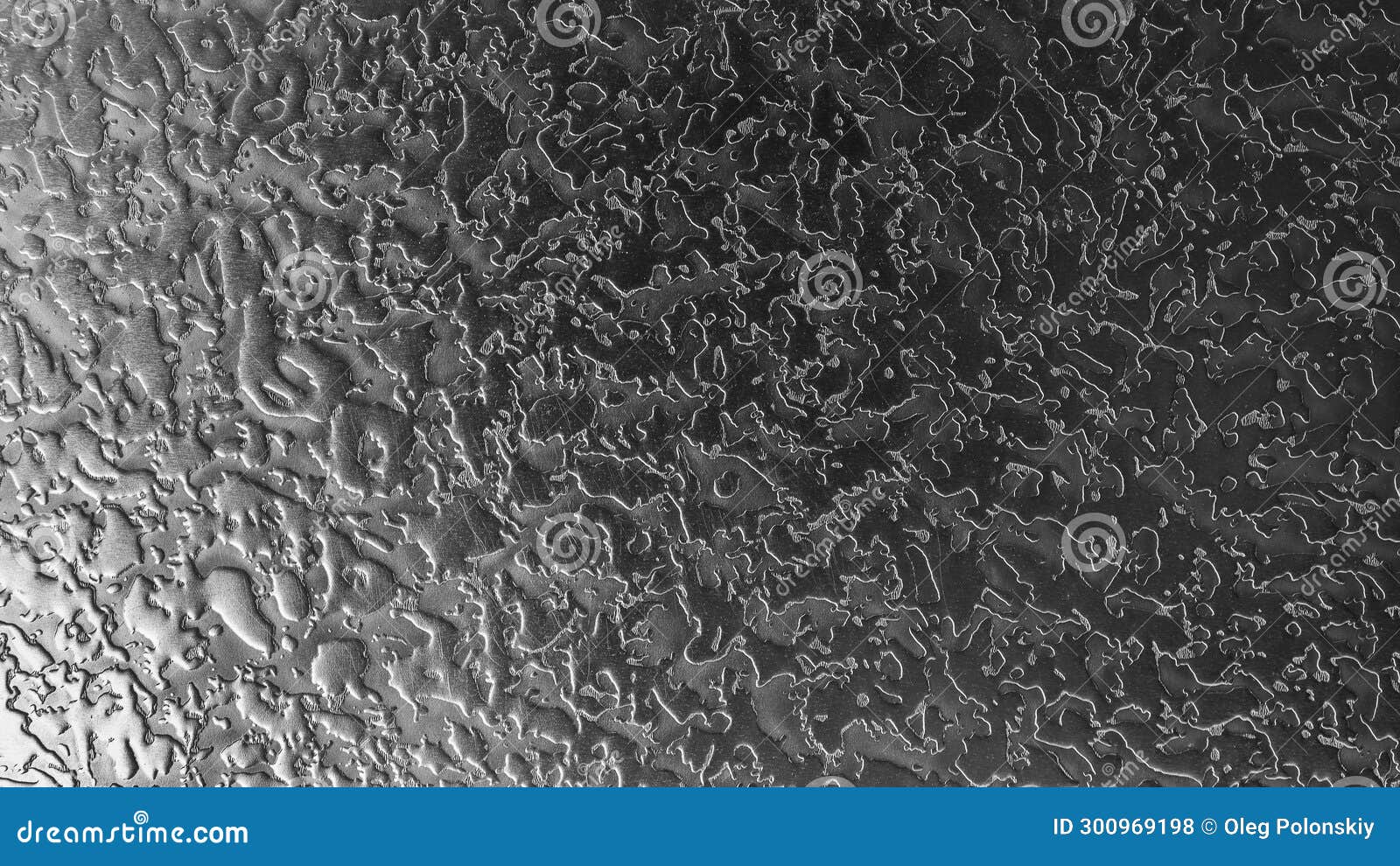 Abstract Background of a Reflective Gray Metal Surface. Stock Photo ...