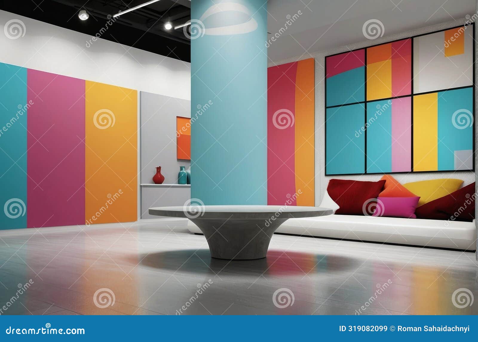 Abstract Pop-Art Background on Retail Theme Stock Image - Image of ...