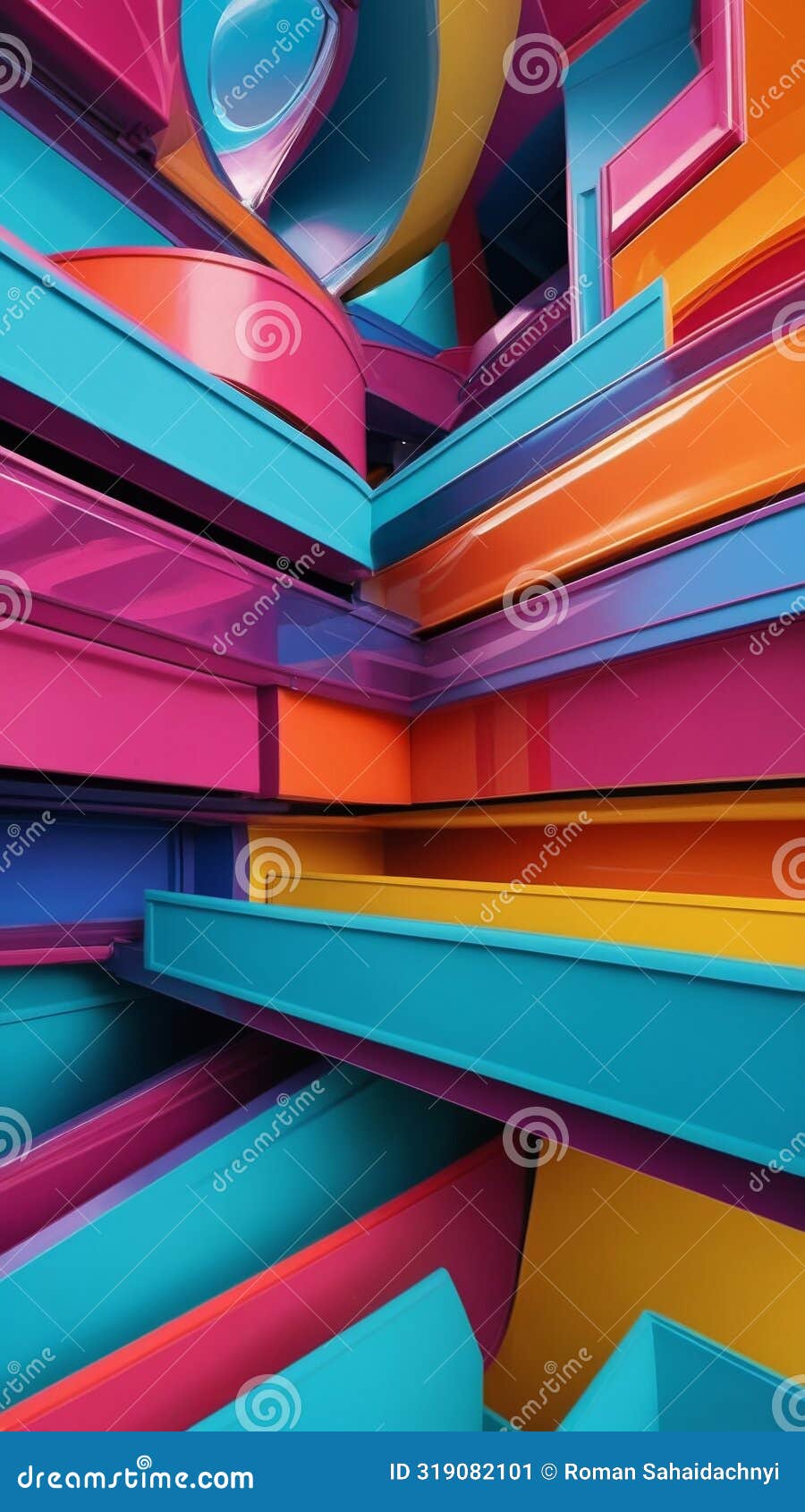 Abstract Pop-Art Background on Retail Theme Stock Image - Image of ...