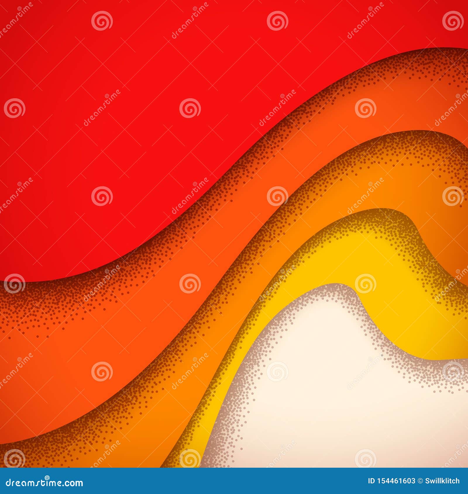 Abstract Background with Retro Layers and Dotted Shadow Stock Vector ...