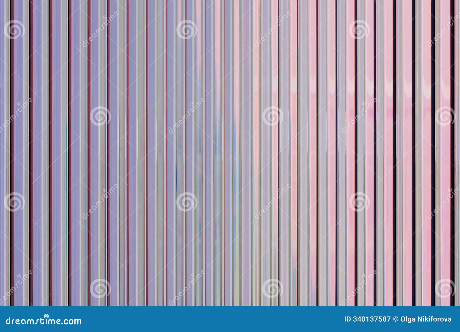 3D Ribbed Glass With Transparent Background. Refraction Of The Texture ...