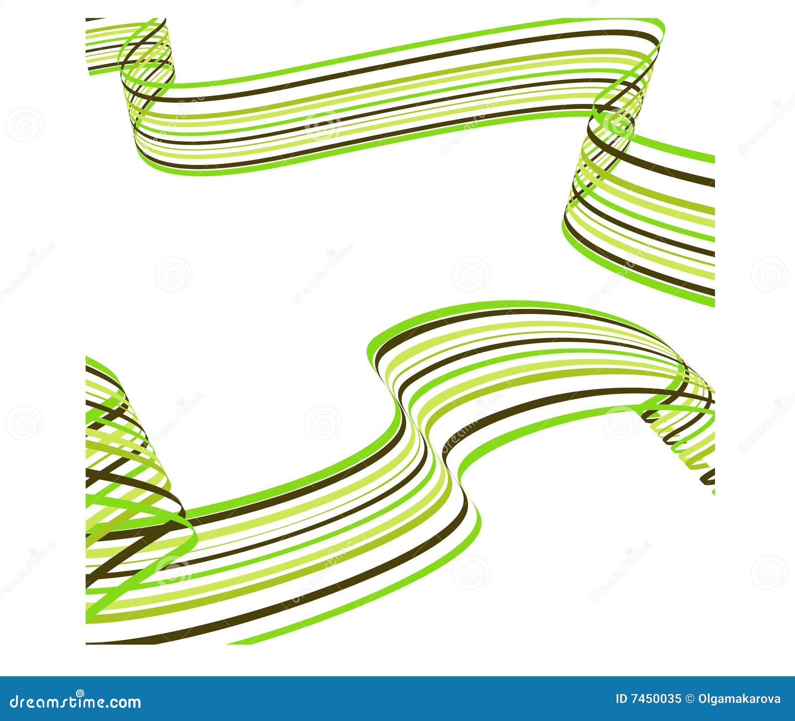 Abstract Background with Ribbons Stock Vector - Illustration of deco ...