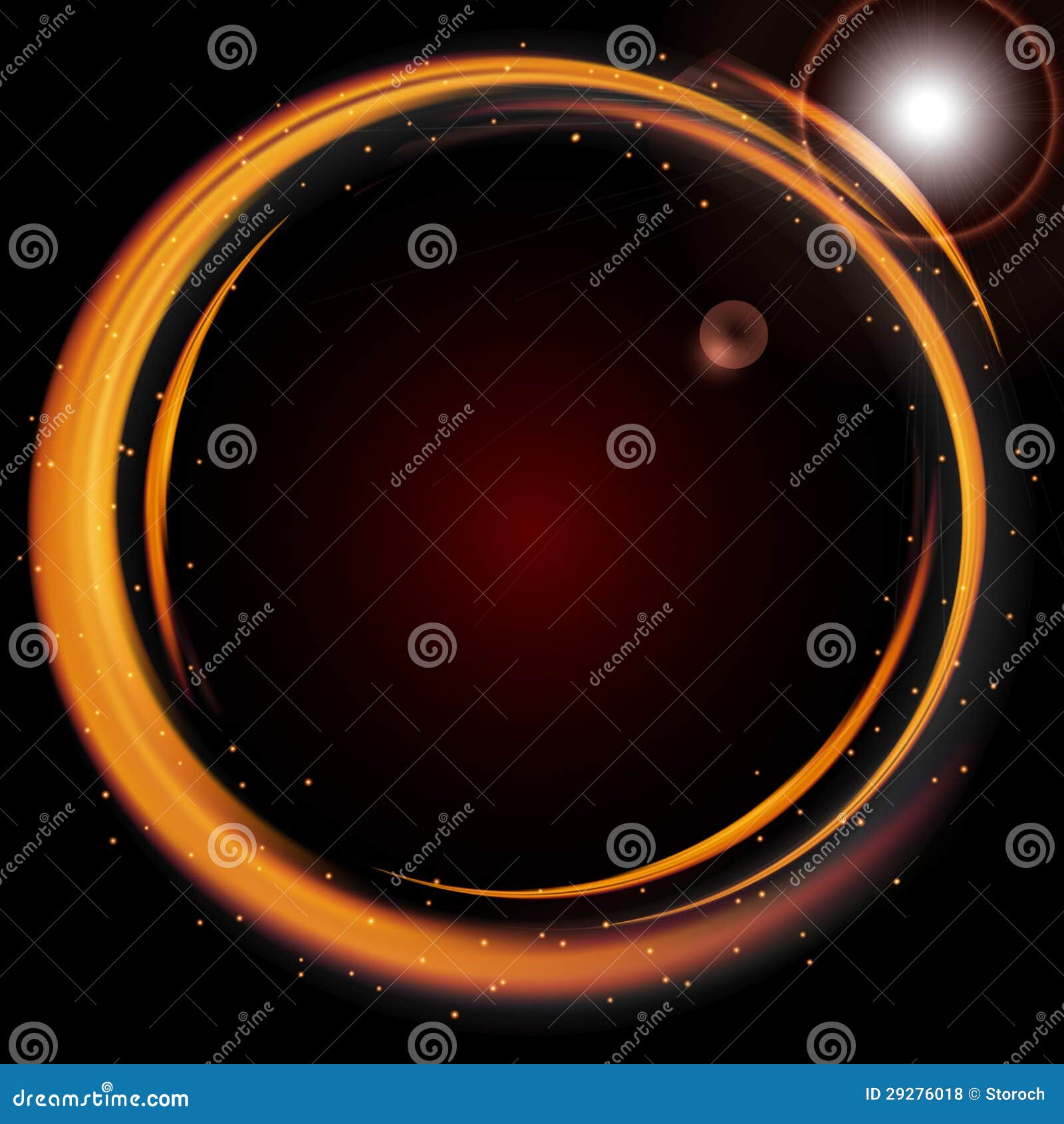 Abstract Background-Ring of Fire. Stock Vector - Illustration of ...
