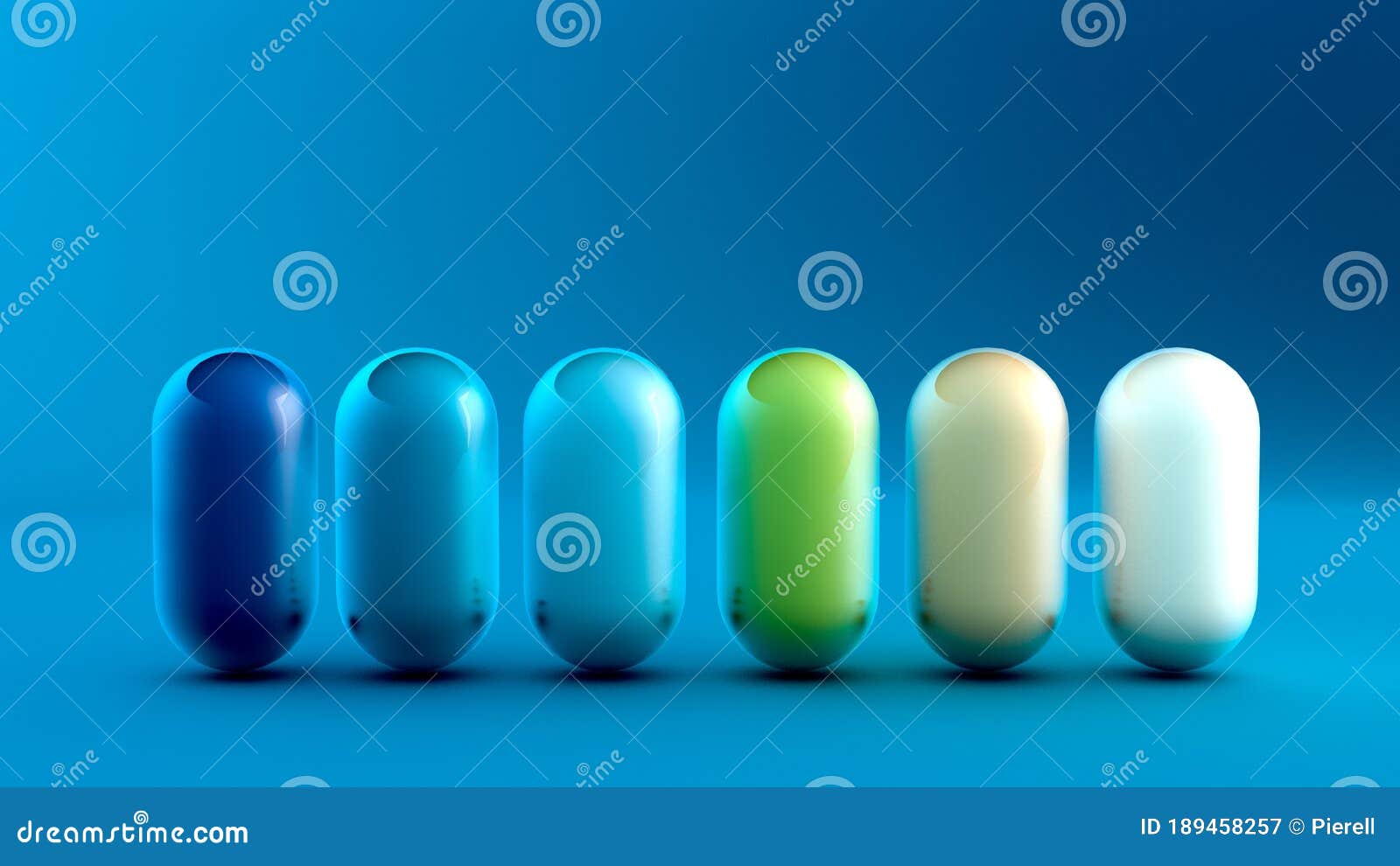 Abstract Background with Round Forms. 3d Illustration, 3d Rendering ...