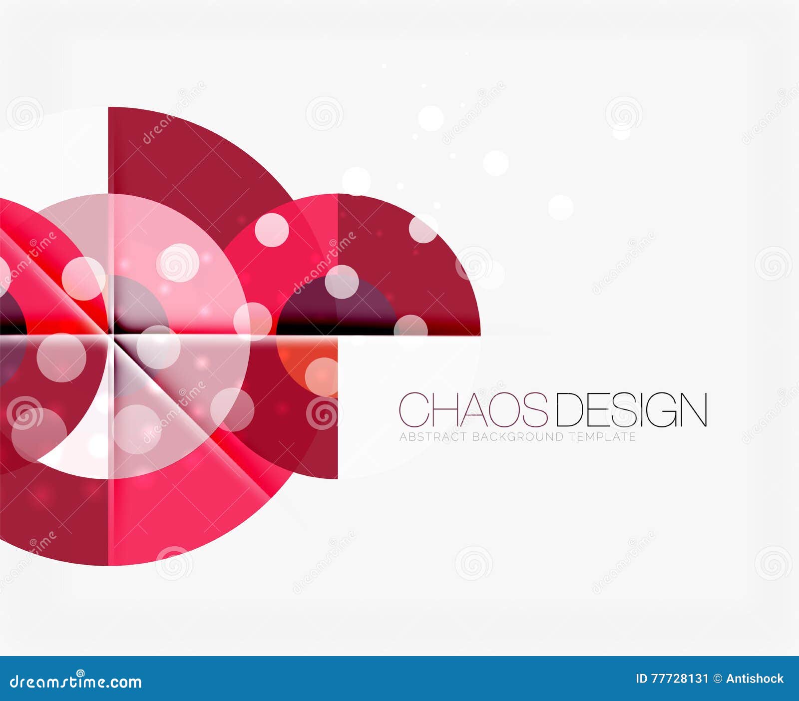 Abstract Background with Round Shapes Stock Vector - Illustration of ...