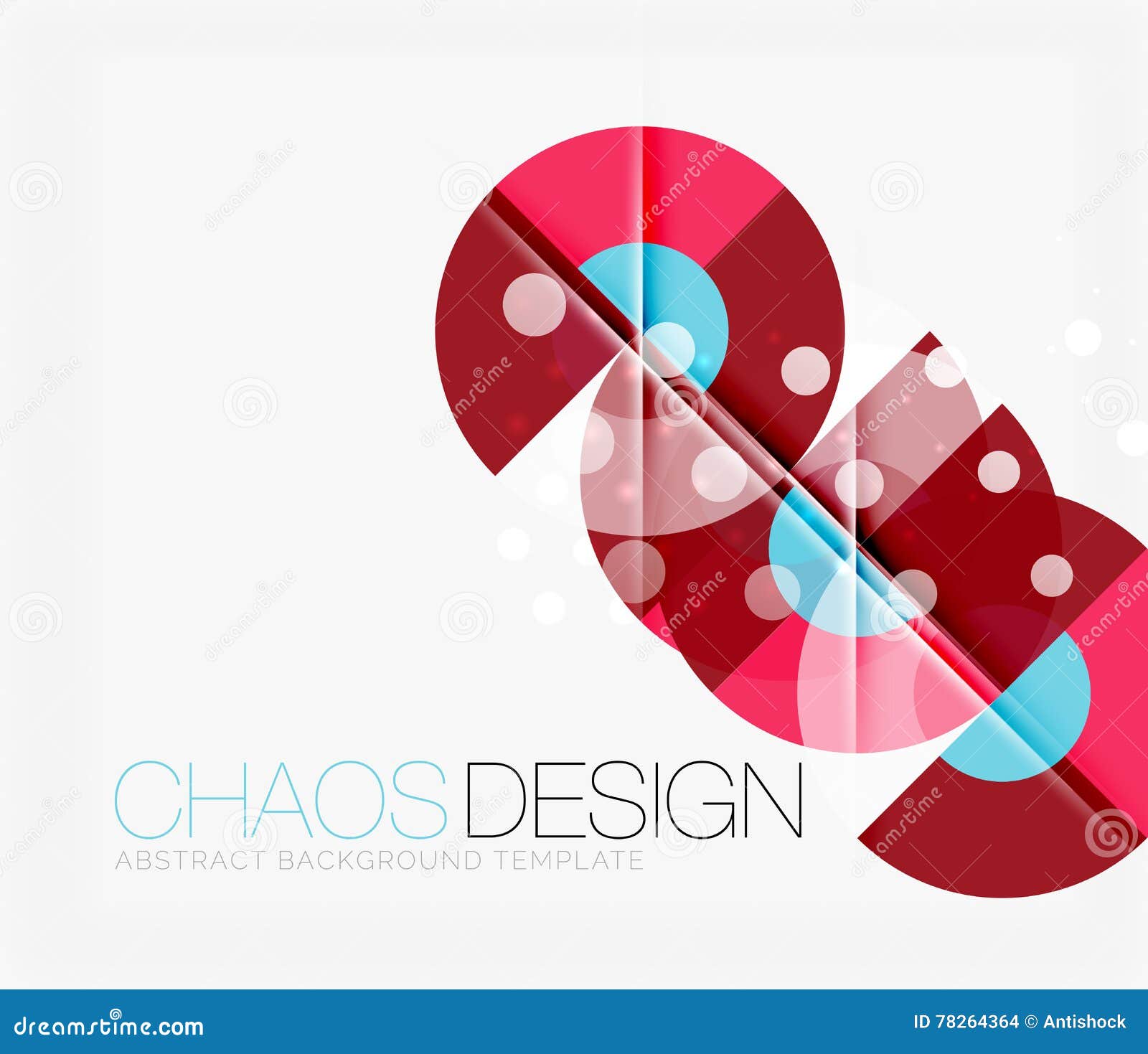 Abstract Background with Round Shapes Stock Vector - Illustration of ...