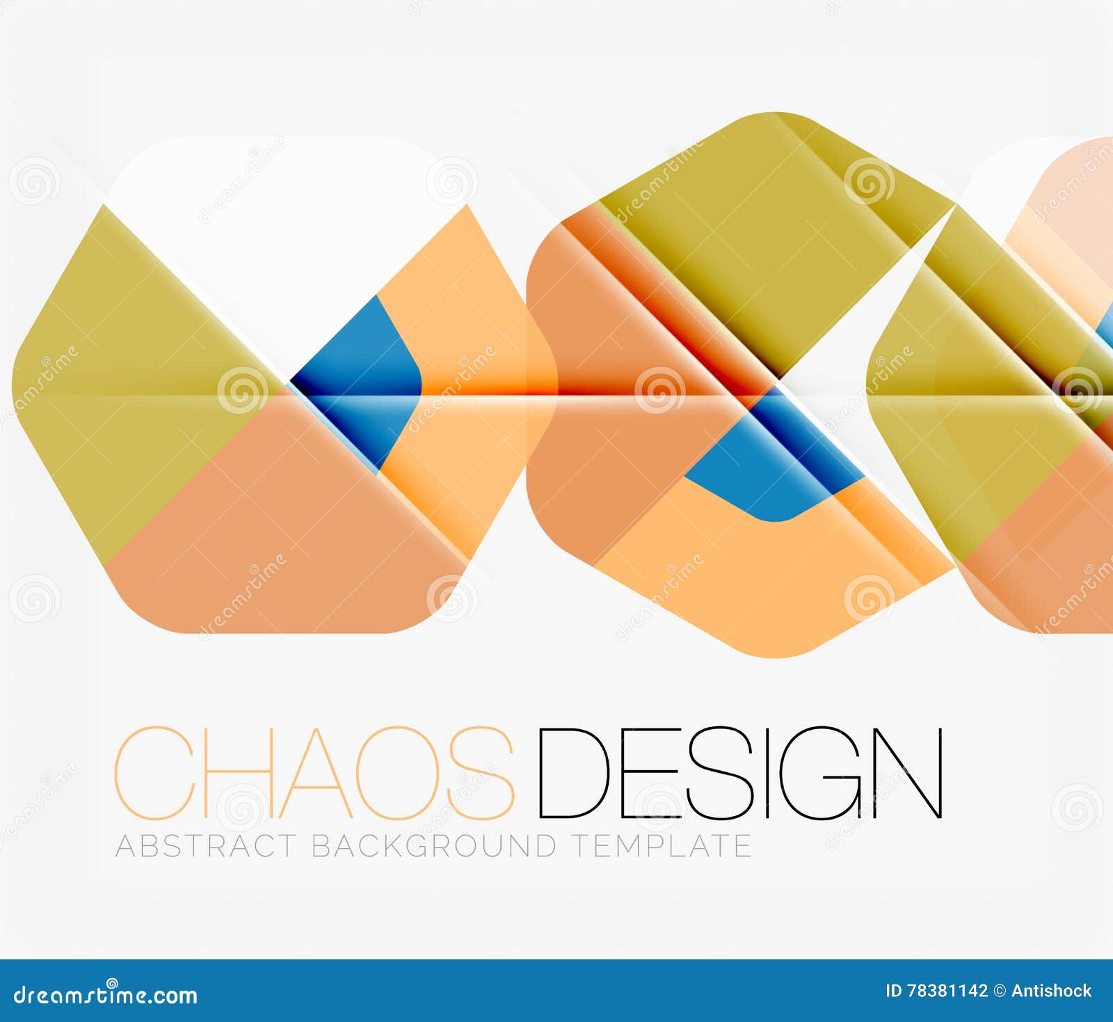 Abstract Background with Round Shapes Stock Vector - Illustration of ...