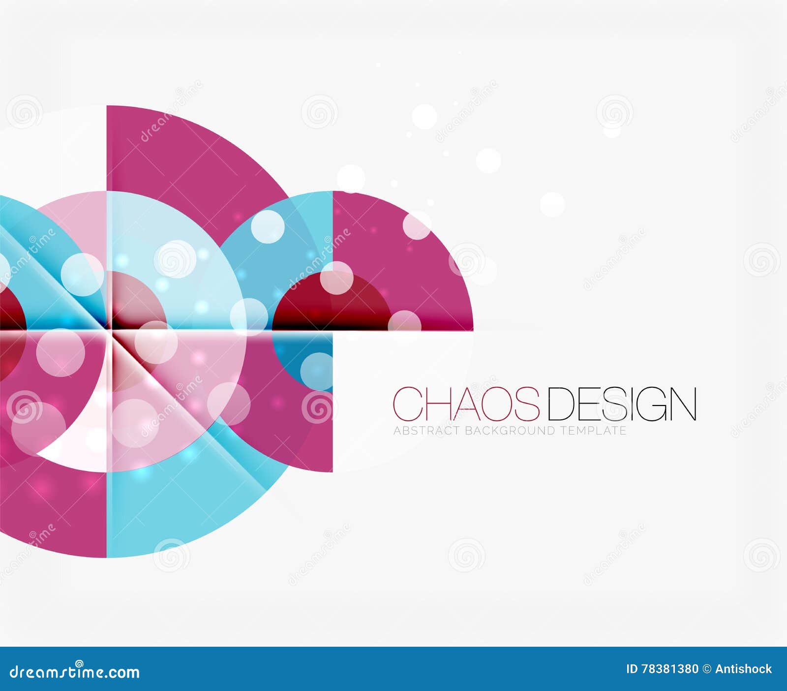 Abstract Background with Round Shapes Stock Vector - Illustration of ...