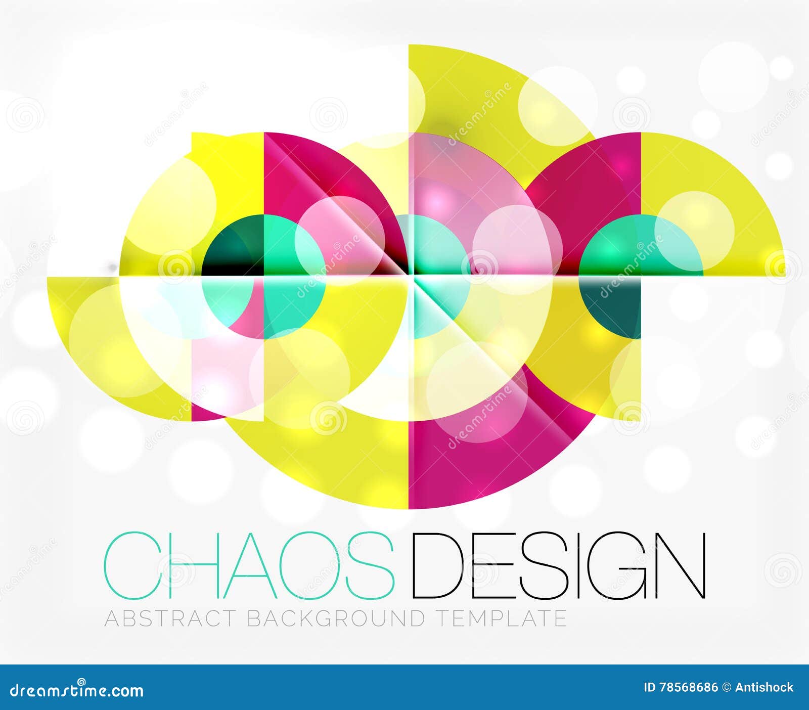 Abstract Background with Round Shapes Stock Vector - Illustration of ...