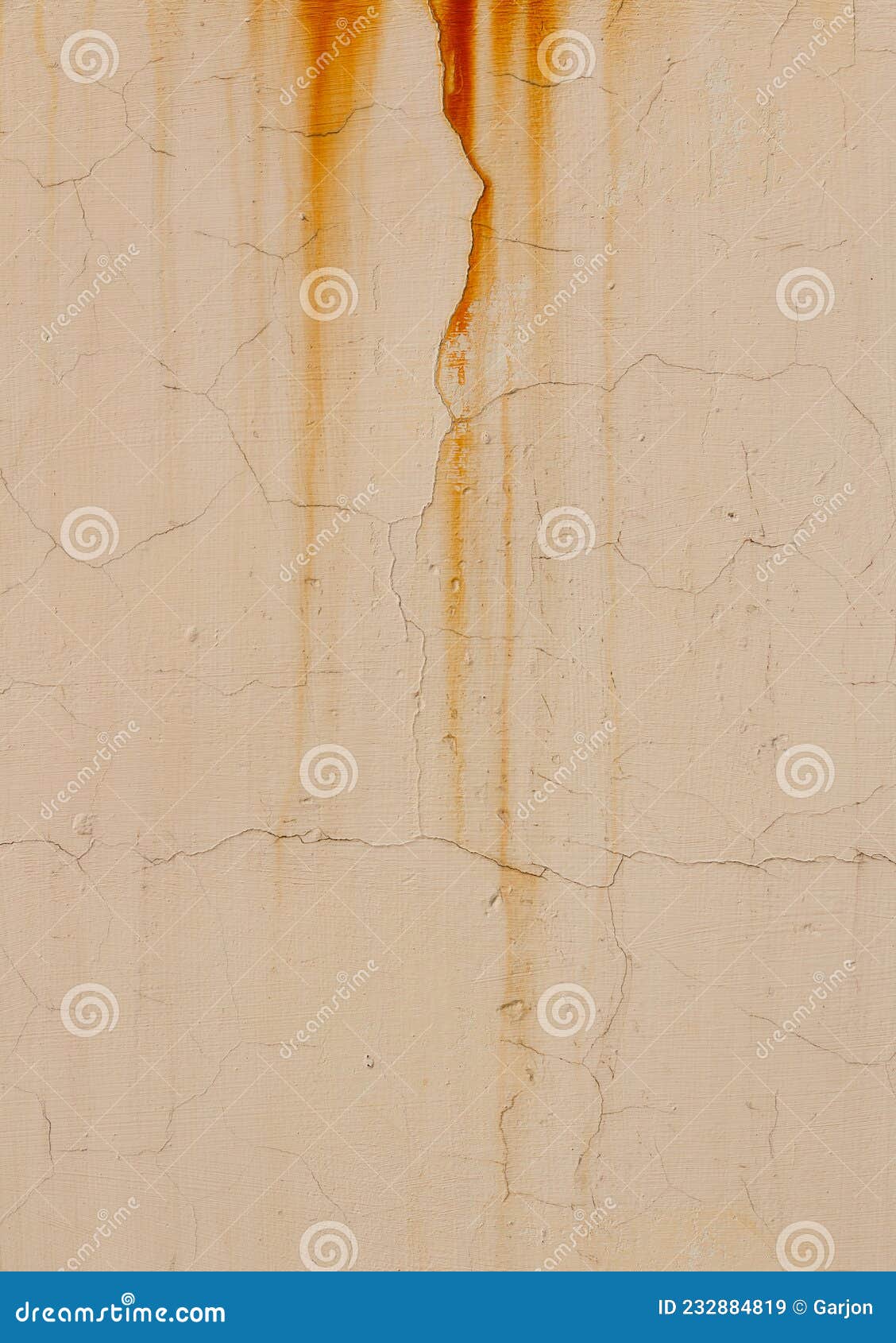 Abstract Background Rust Streaks on the Wall Stock Image - Image of ...