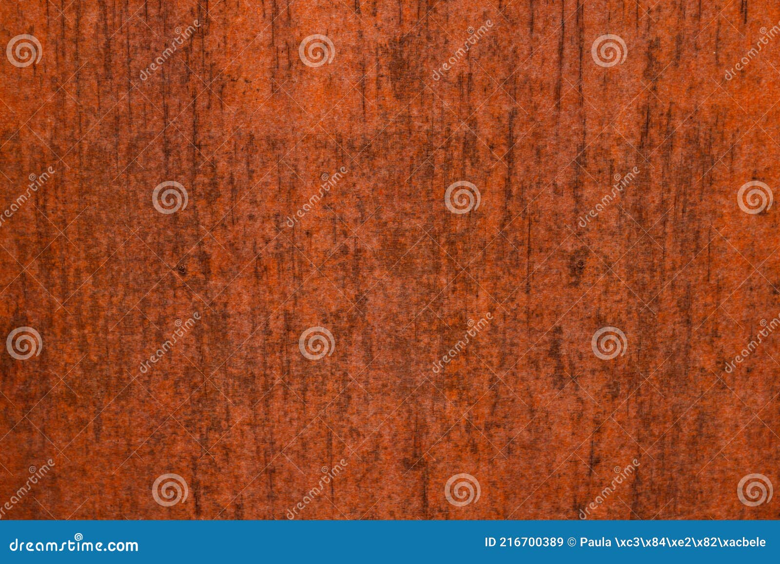 Abstract Background. Rusty Wall, Metal Surface Visible. Vertical Rust ...