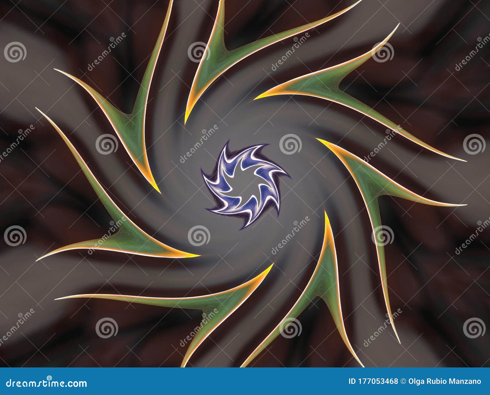 Abstract Background with Sacred Geometry Stock Illustration ...