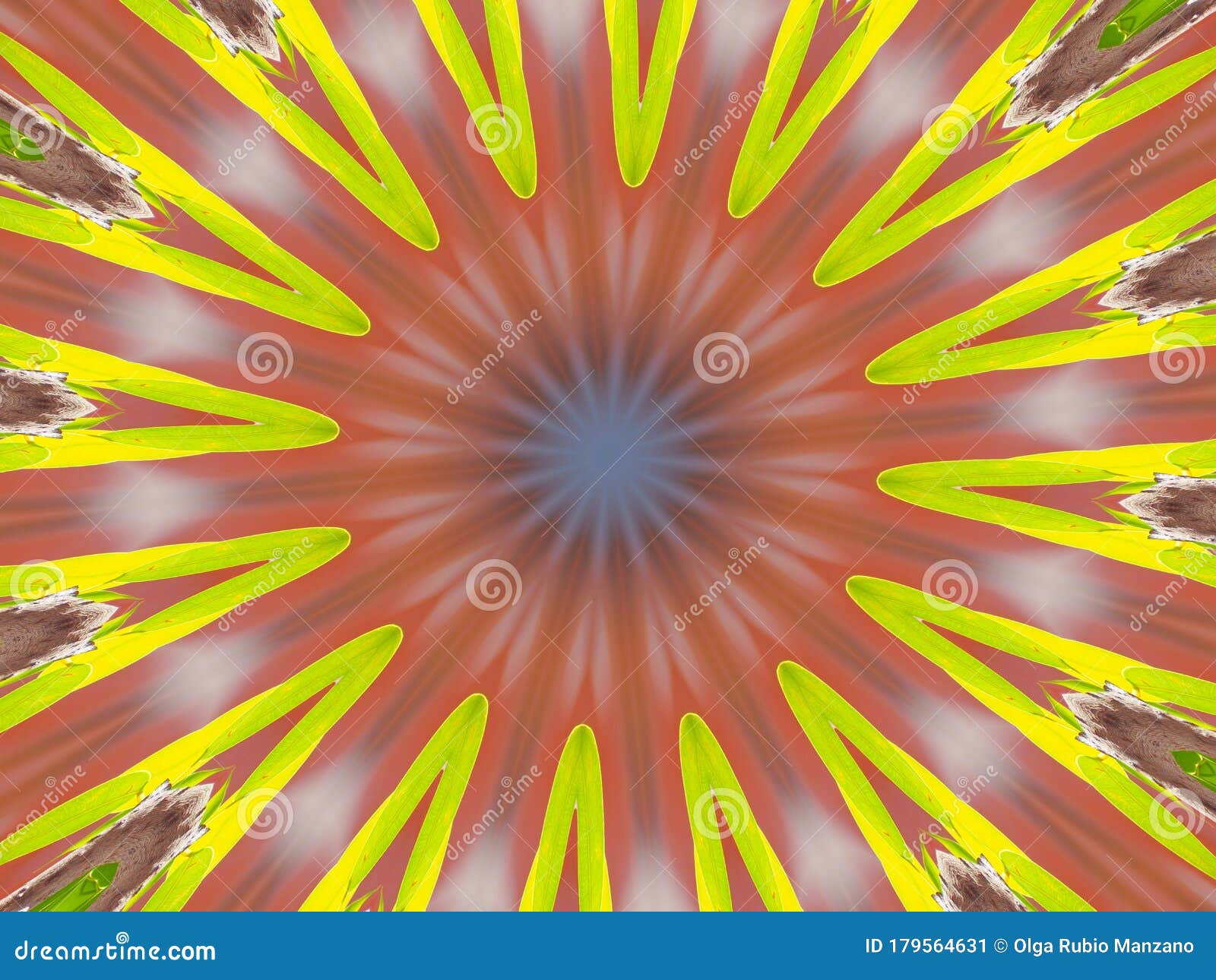 Abstract Background with Sacred Geometry in Color Mandala Stock Image ...