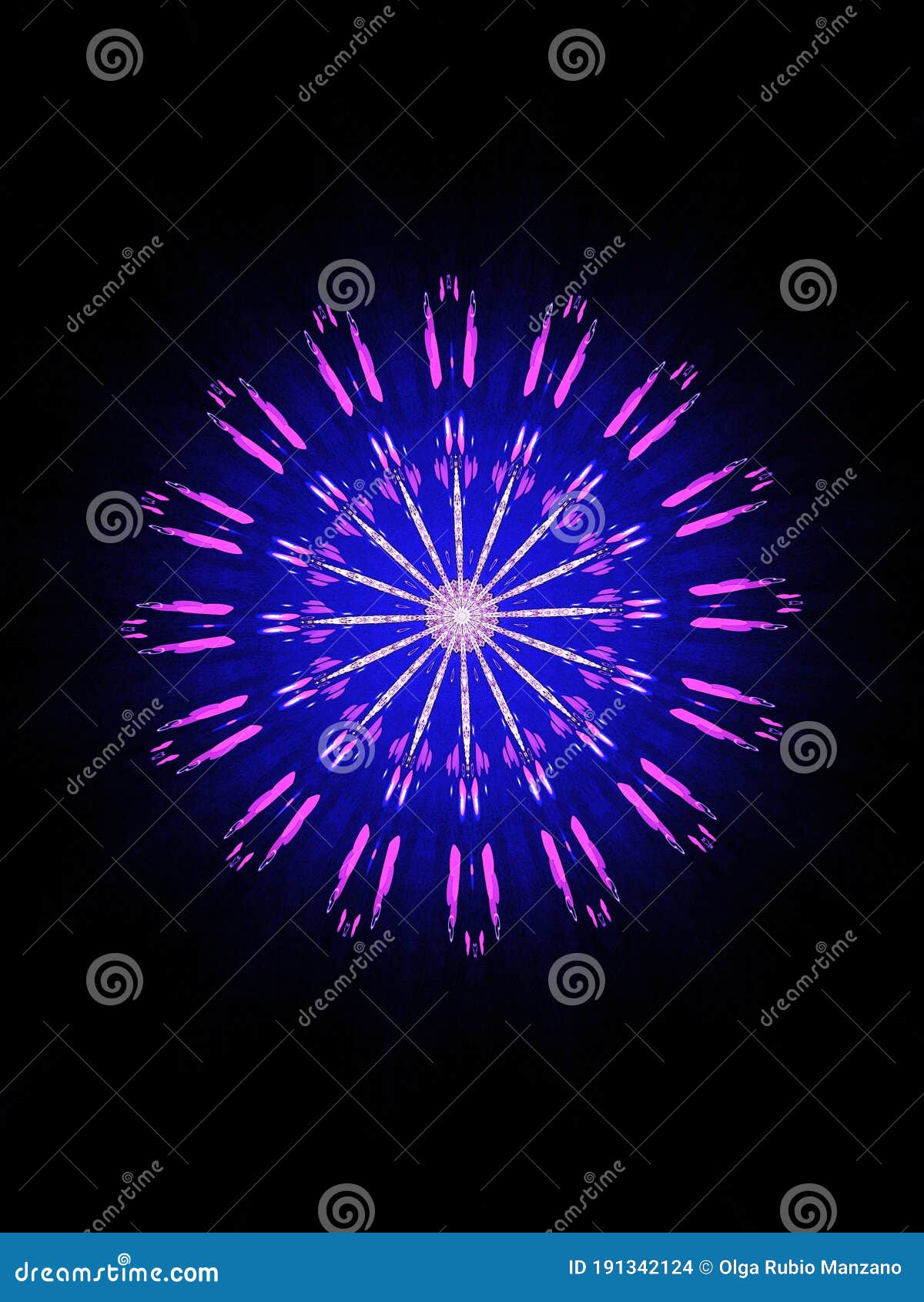 Abstract Background with Sacred Geometry in Seamless Pattern Stock ...