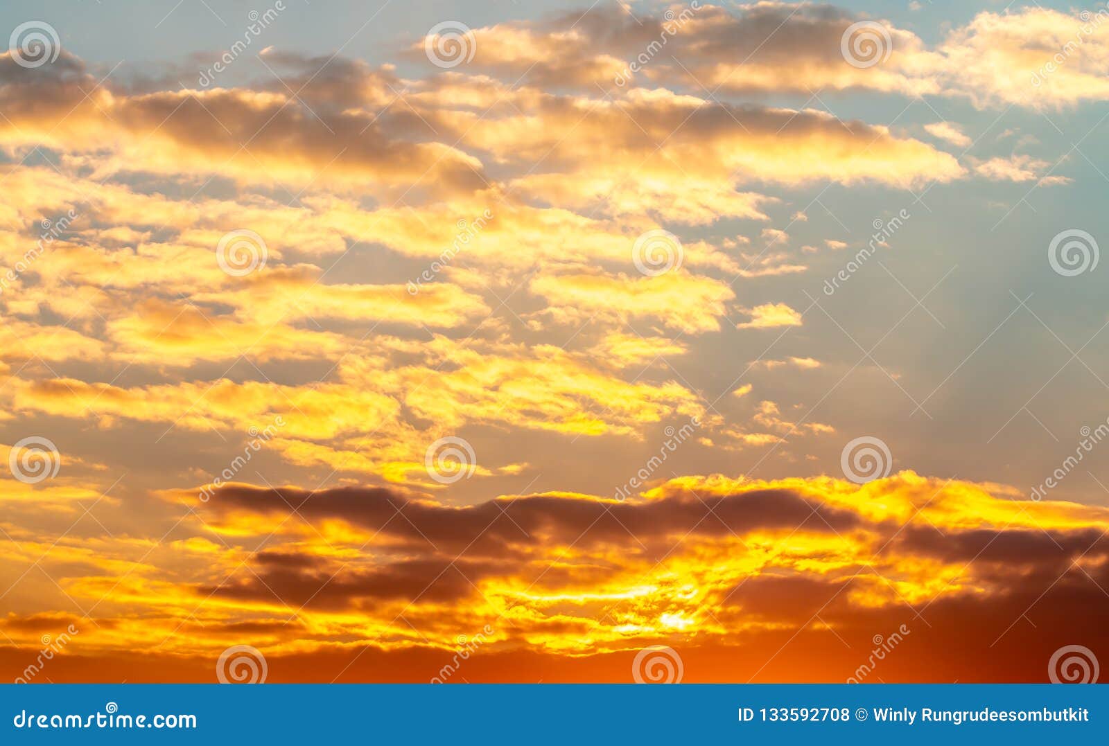 Abstract Background, Scenery of Dramatic Sky in Evening Stock Photo ...