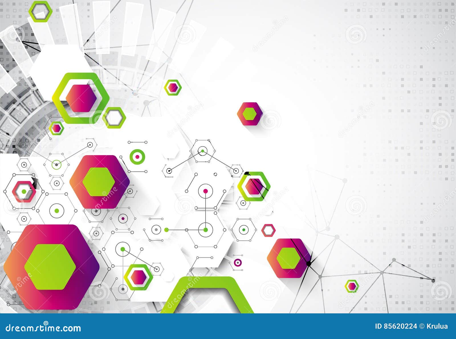 Abstract Background. Science Template, Wallpaper or Banner Stock Vector ...