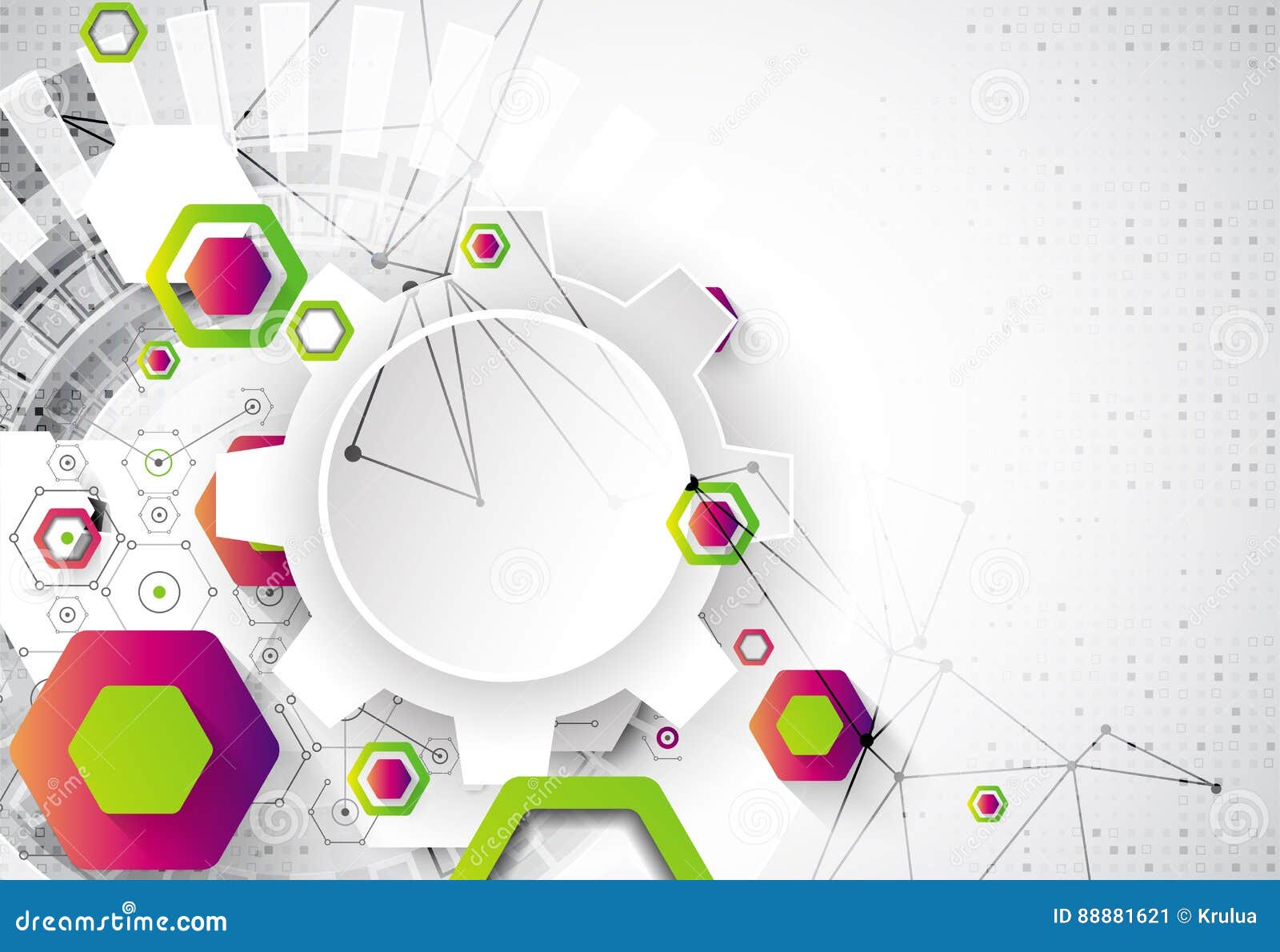 Abstract Background. Science Template, Wallpaper or Banner Stock Vector ...