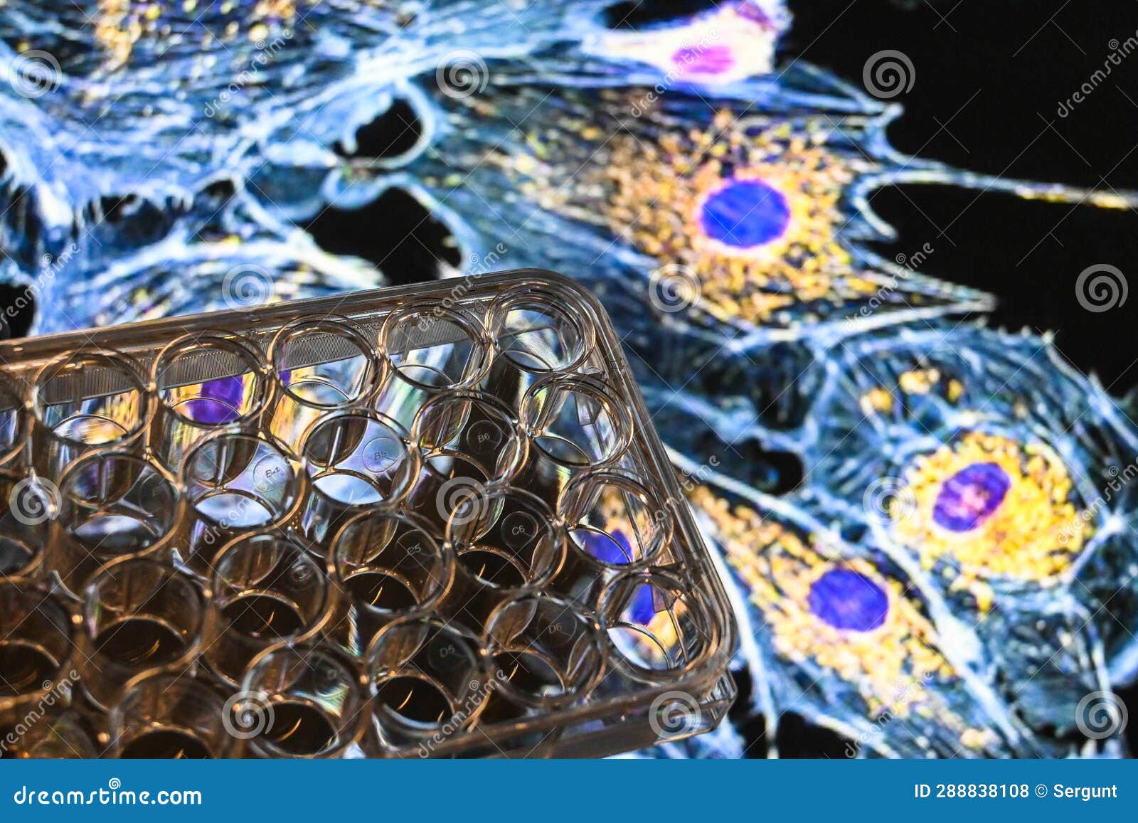 Abstract Background. Scientific Biological Research Stock Photo - Image ...