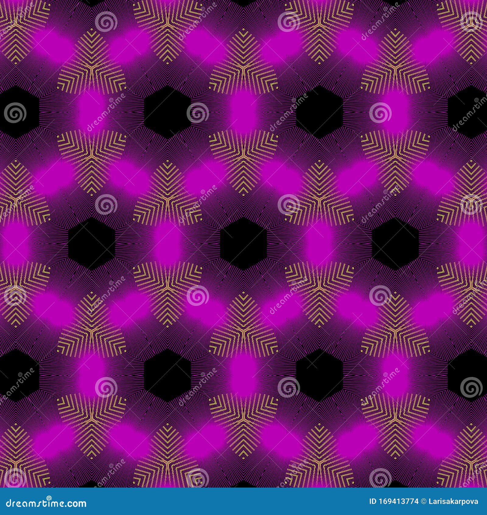 Abstract Background Seamless Disco Pattern for Fabric, Bright Disco ...