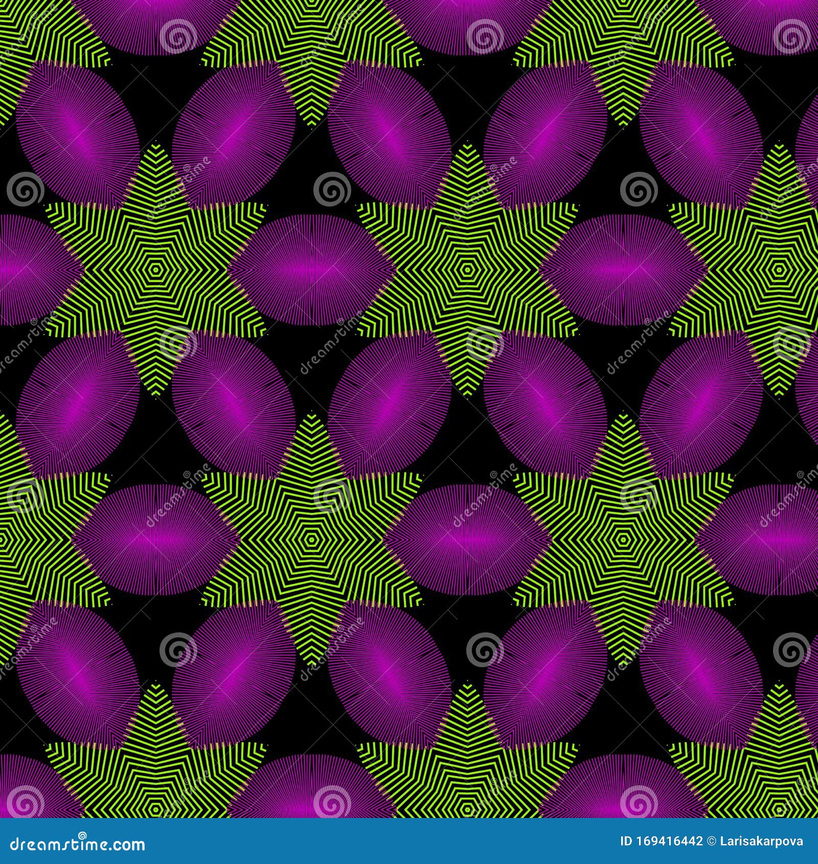 Abstract Background Seamless Disco Pattern for Fabric, Bright Disco ...