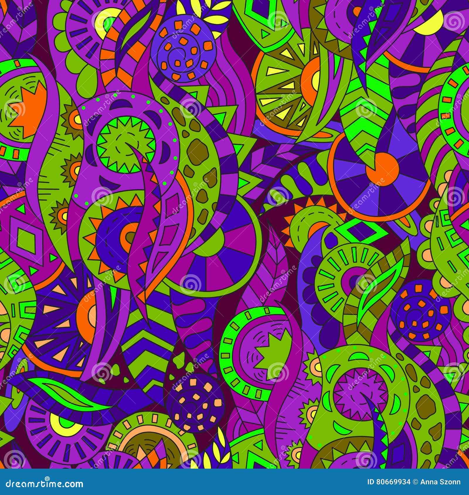 Abstract Background. Seamless Pattern, Vector Ornament for Fabric ...