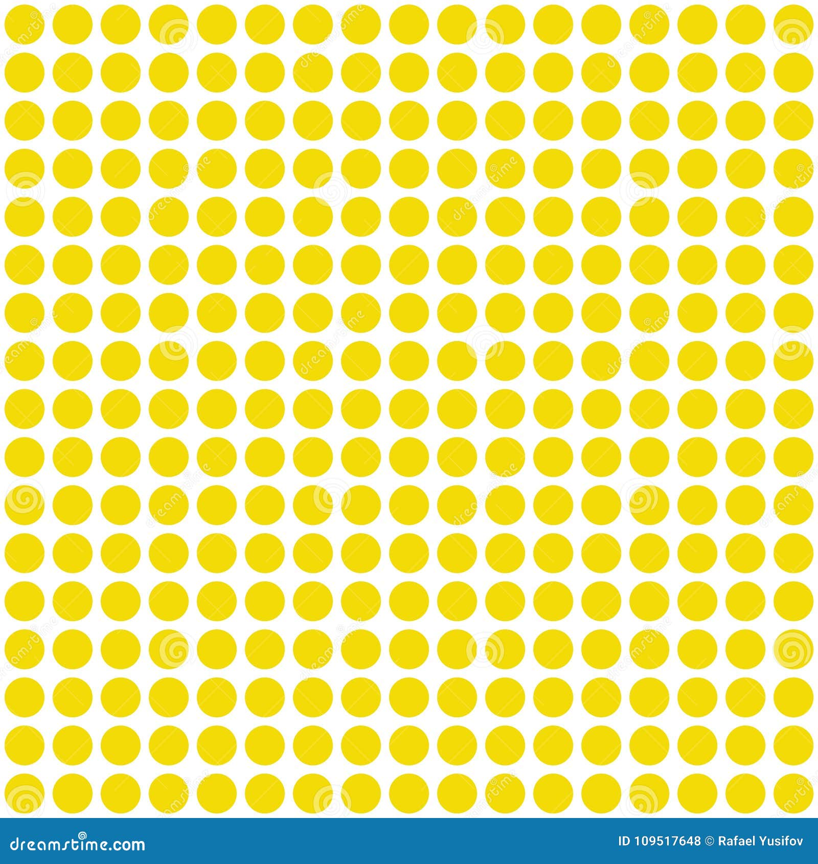 Abstract Background Seamless Pattern with Yellow Dots Vector Stock ...