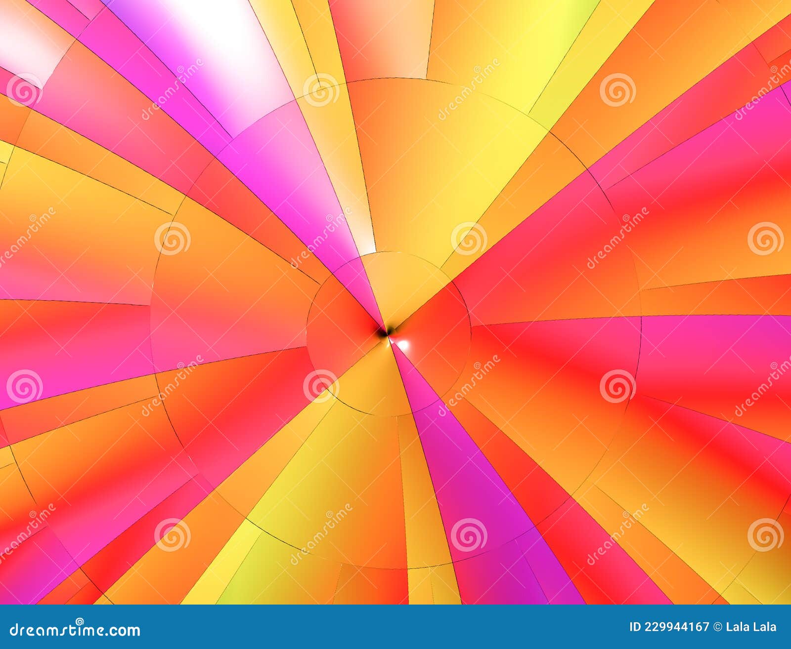 Abstract Background with Several Colors, Radial Shape Stock ...