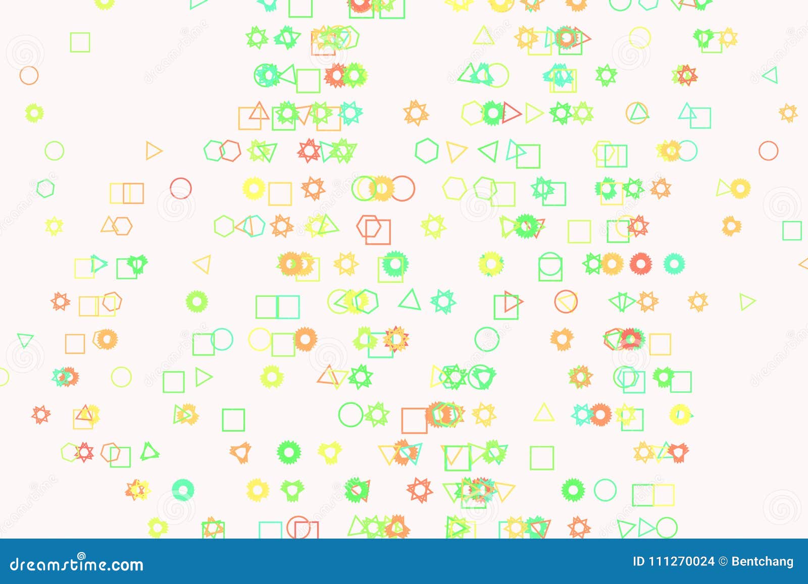 Abstract Background with Shape of Mixed Pattern. Concept, Square ...