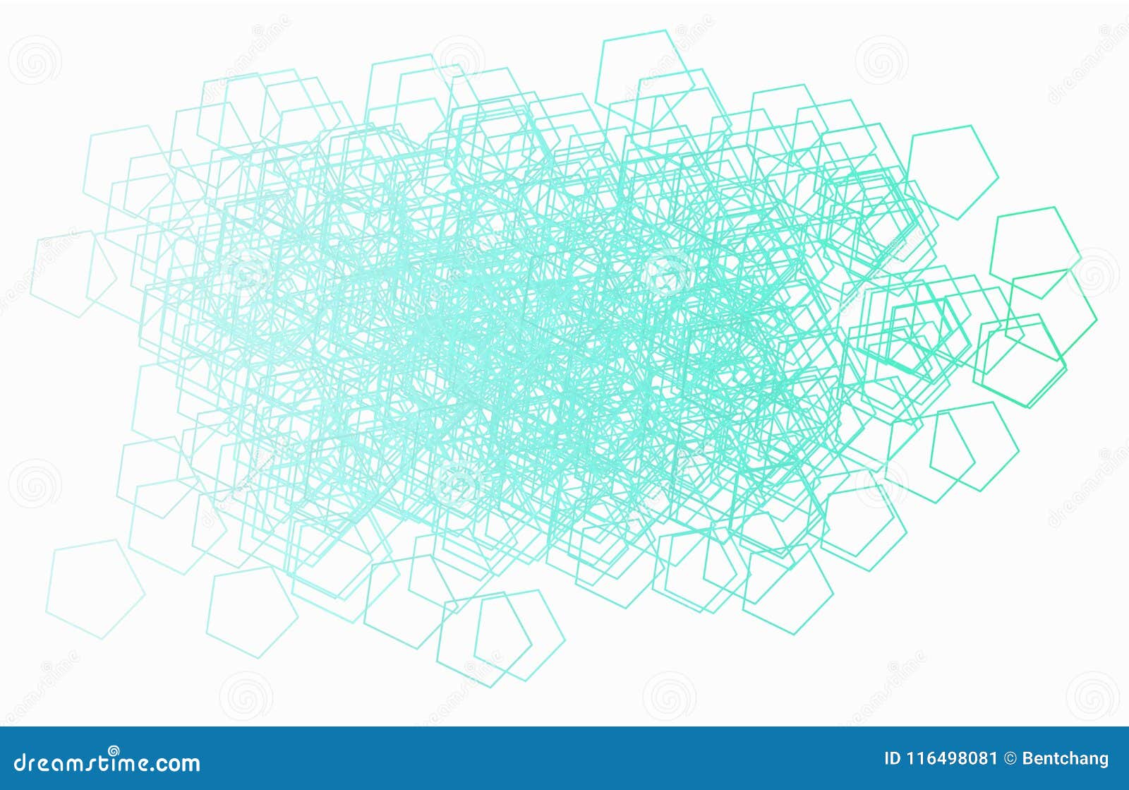 Abstract Background with Shape of Pentagon Pattern. Decoration, Texture ...