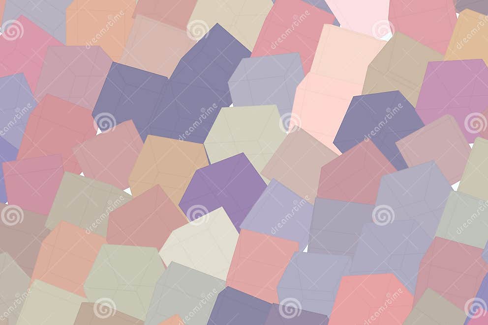 Abstract Background with Shape of Square, Rectangle Pattern. Drawing ...