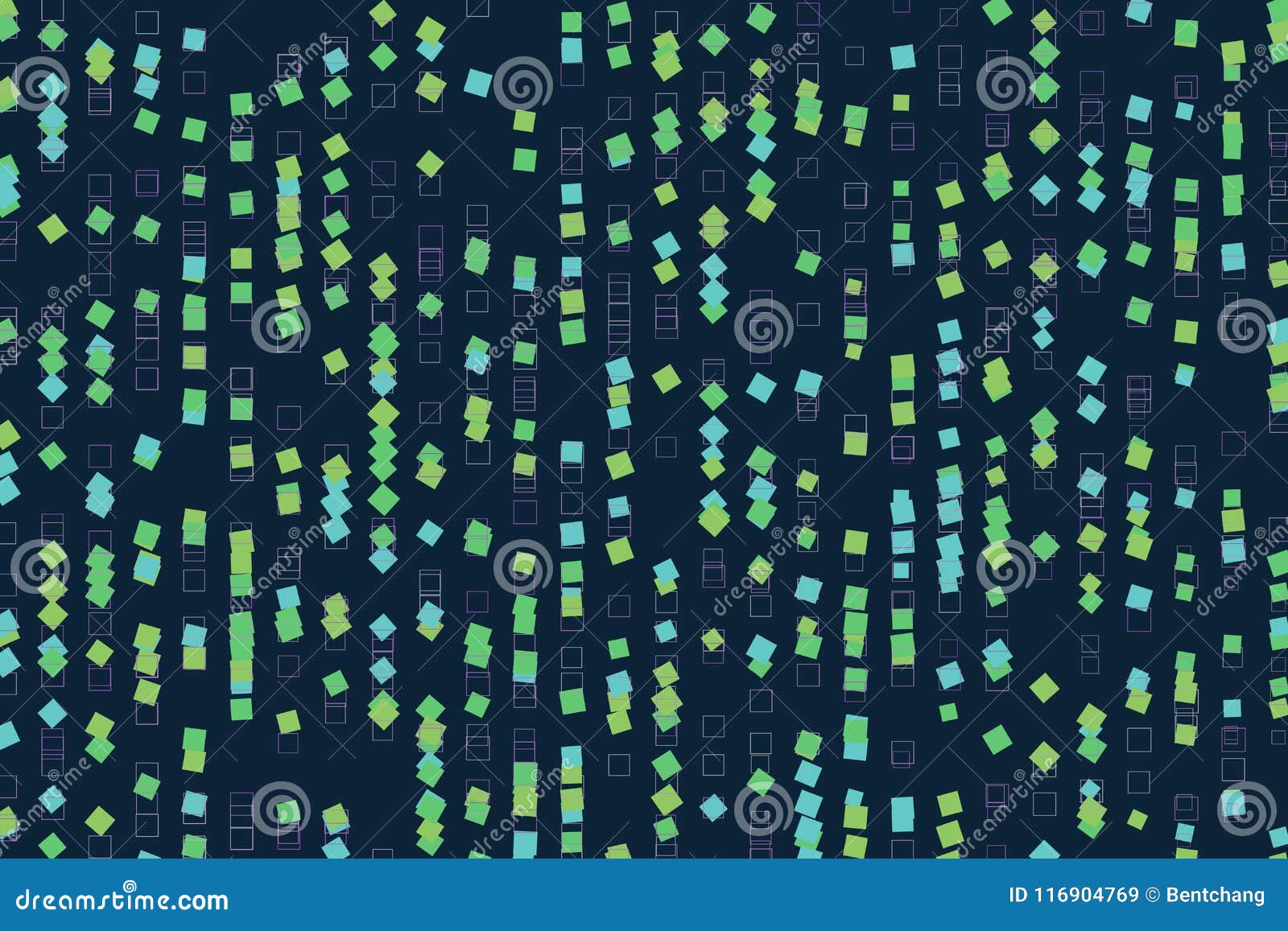 Abstract Background with Shape of Square, Rectangle Pattern. Template, Texture, Vector ...
