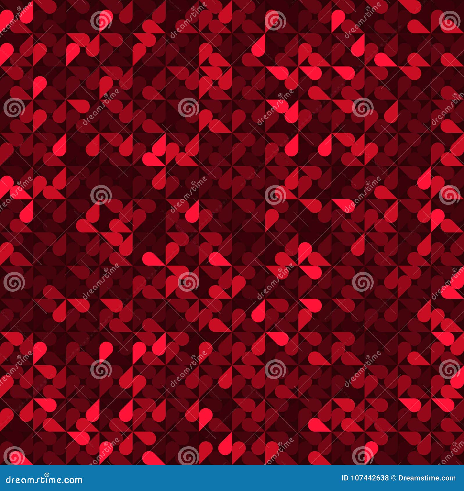 Abstract Background of Shapes in the Form of a Drop. Stock Vector ...