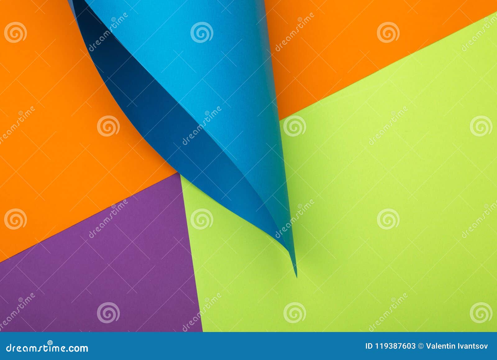 Abstract Background of Sheets of Colored Paper Stock Image - Image of ...