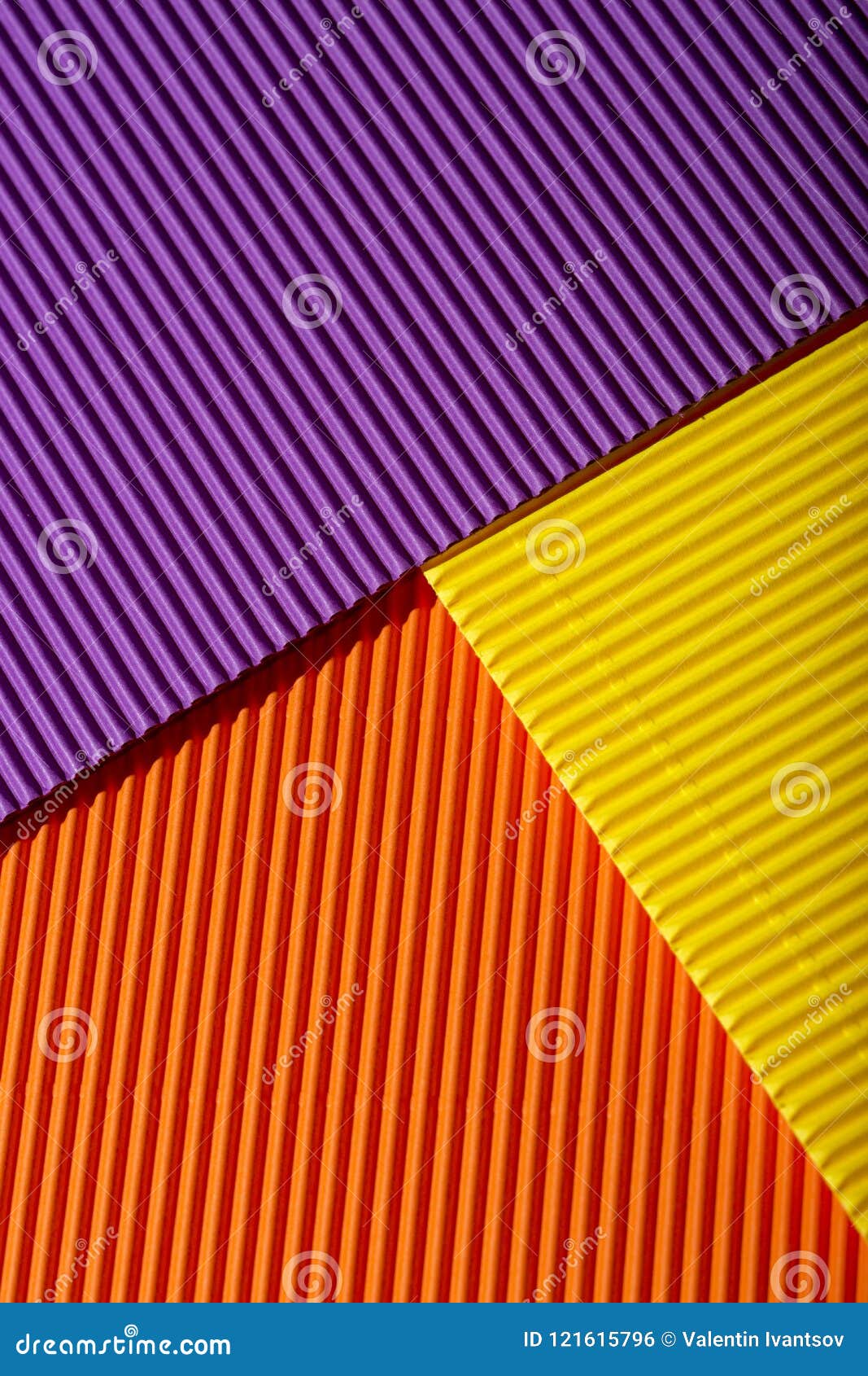 Sheets Of Colored Cardboard Isolated On White Background Stock ...