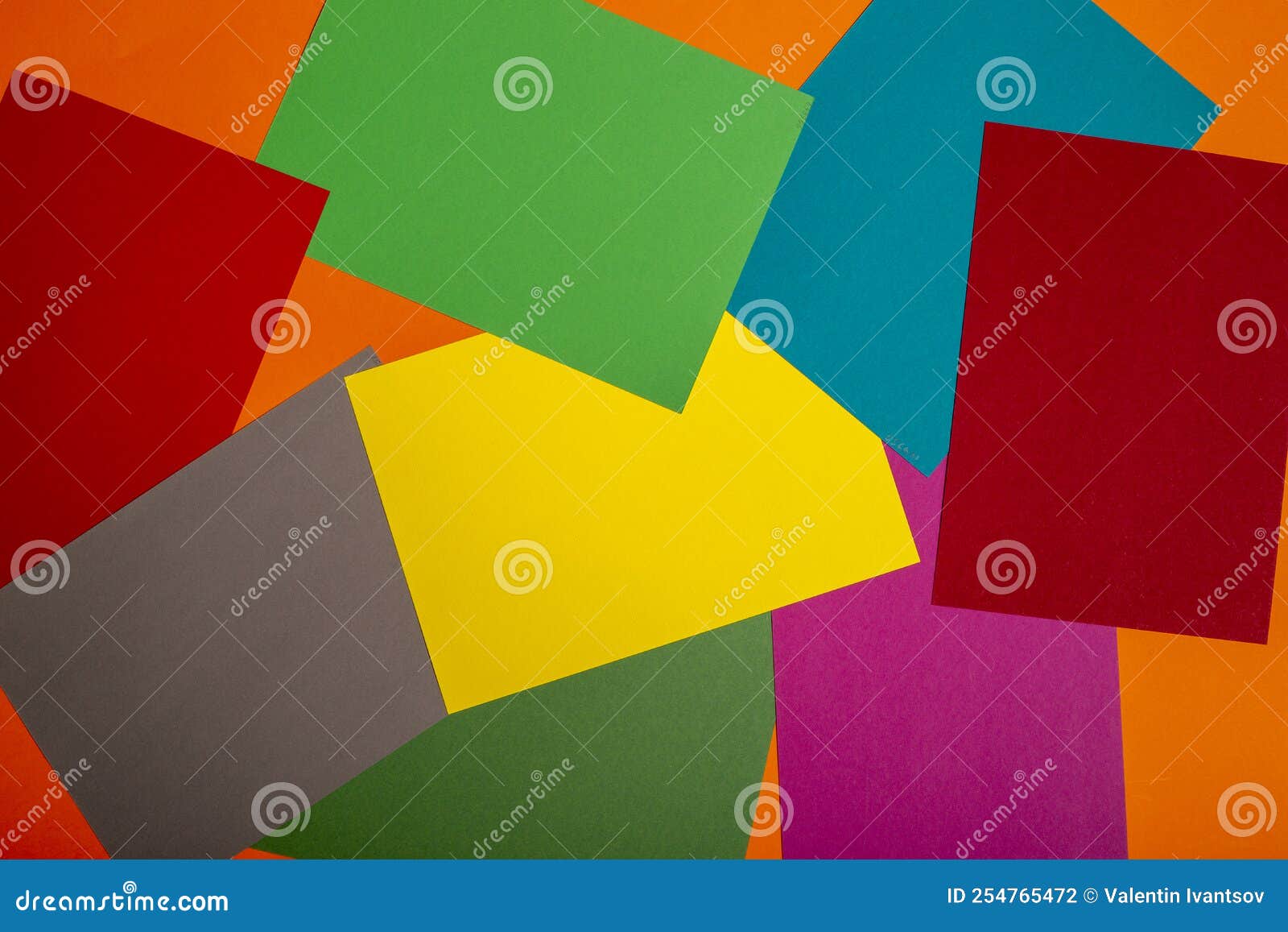 Abstract Background of Sheets of Colored Paper, for Decoration, for ...
