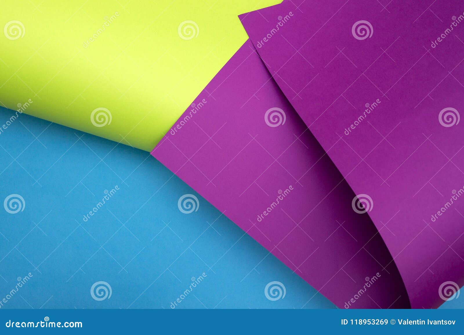 Abstract Background of Sheets of Colored Paper Stock Image - Image of ...