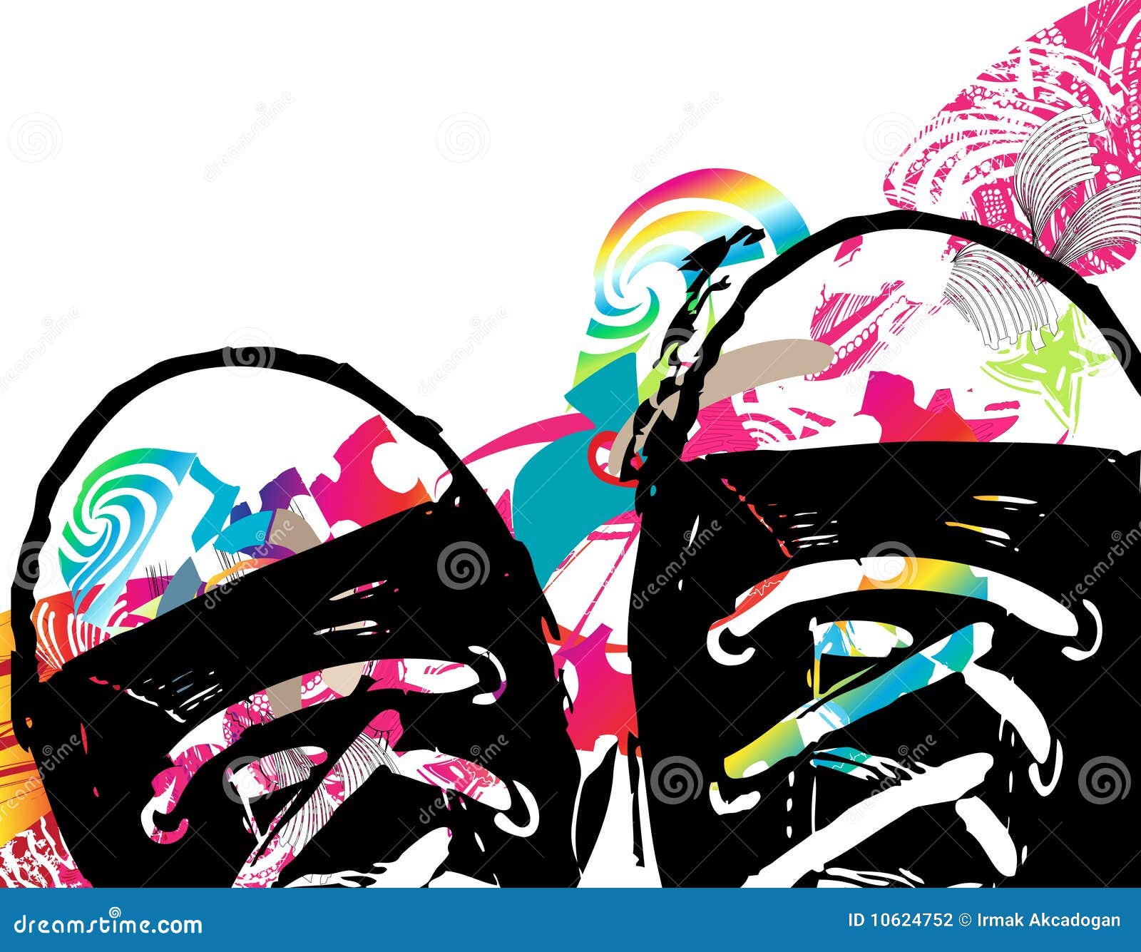 Abstract Background with Shoes Stock Illustration - Illustration of ...