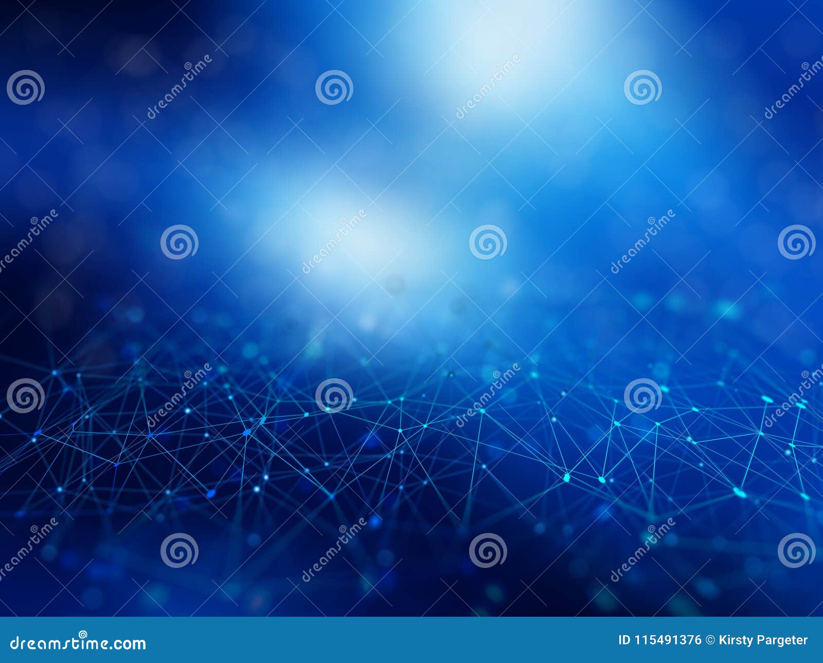 Abstract Network Connections Background Stock Illustration Illustration Of Render Modern