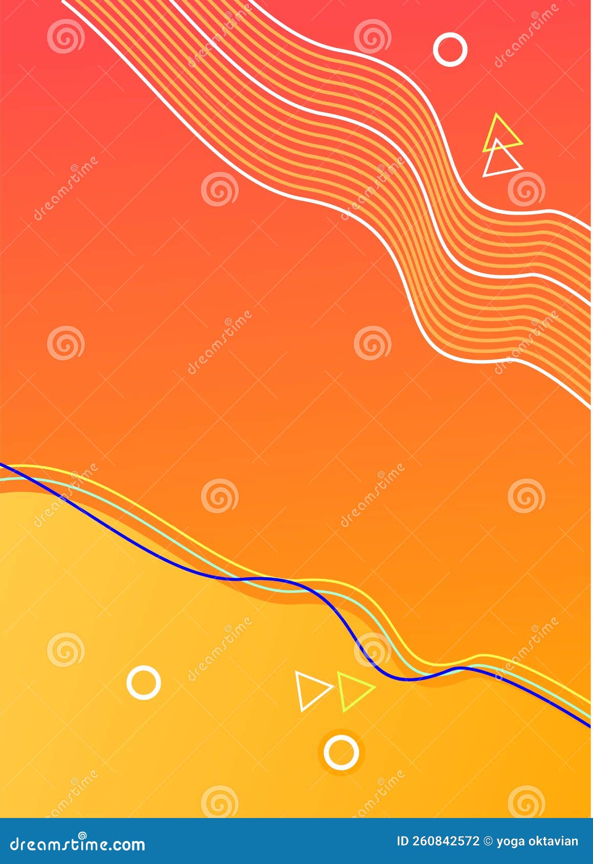 5Abstract Background Simple Design Orange Color Stock Illustration ...