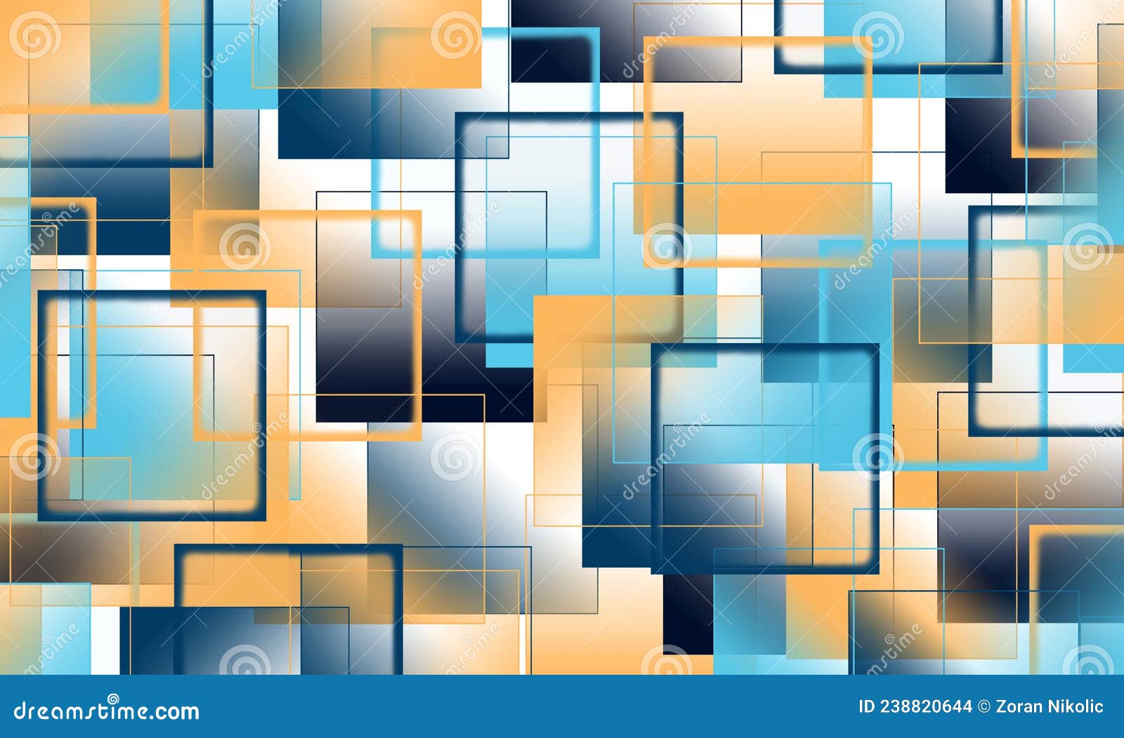 Abstract Background Pattern Made with Rectangle Shapes in Colorful ...